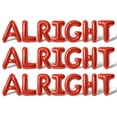 Letter Balloons - ALRIGHT ALRIGHT ALRIGHT 16" Inch Alphabet Letters ...