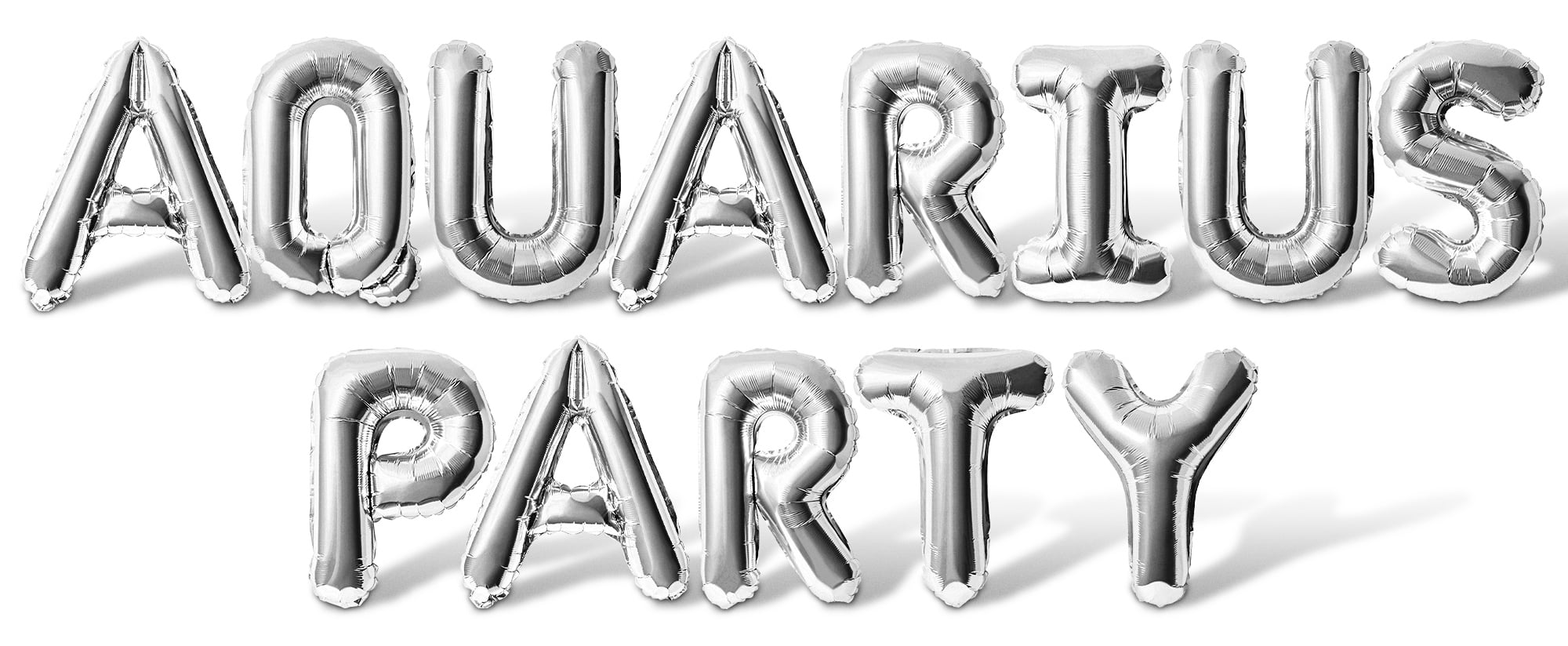 Letter Balloons - AQUARIUS PARTY 16" Inch Alphabet Letters Foil Mylar ...