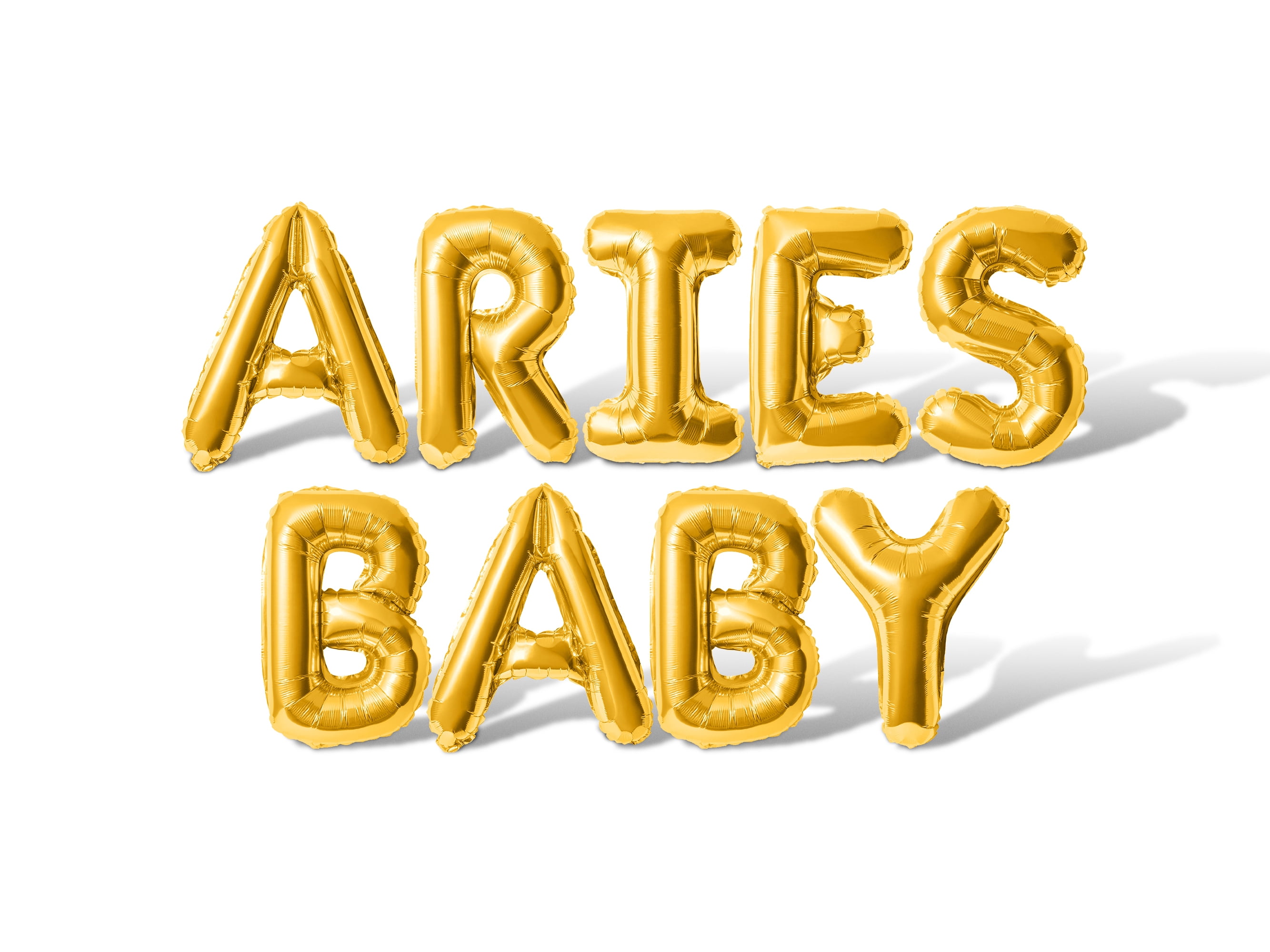 Letter Balloons - ARIES BABY 16" Inch Alphabet Letters Foil Mylar ...