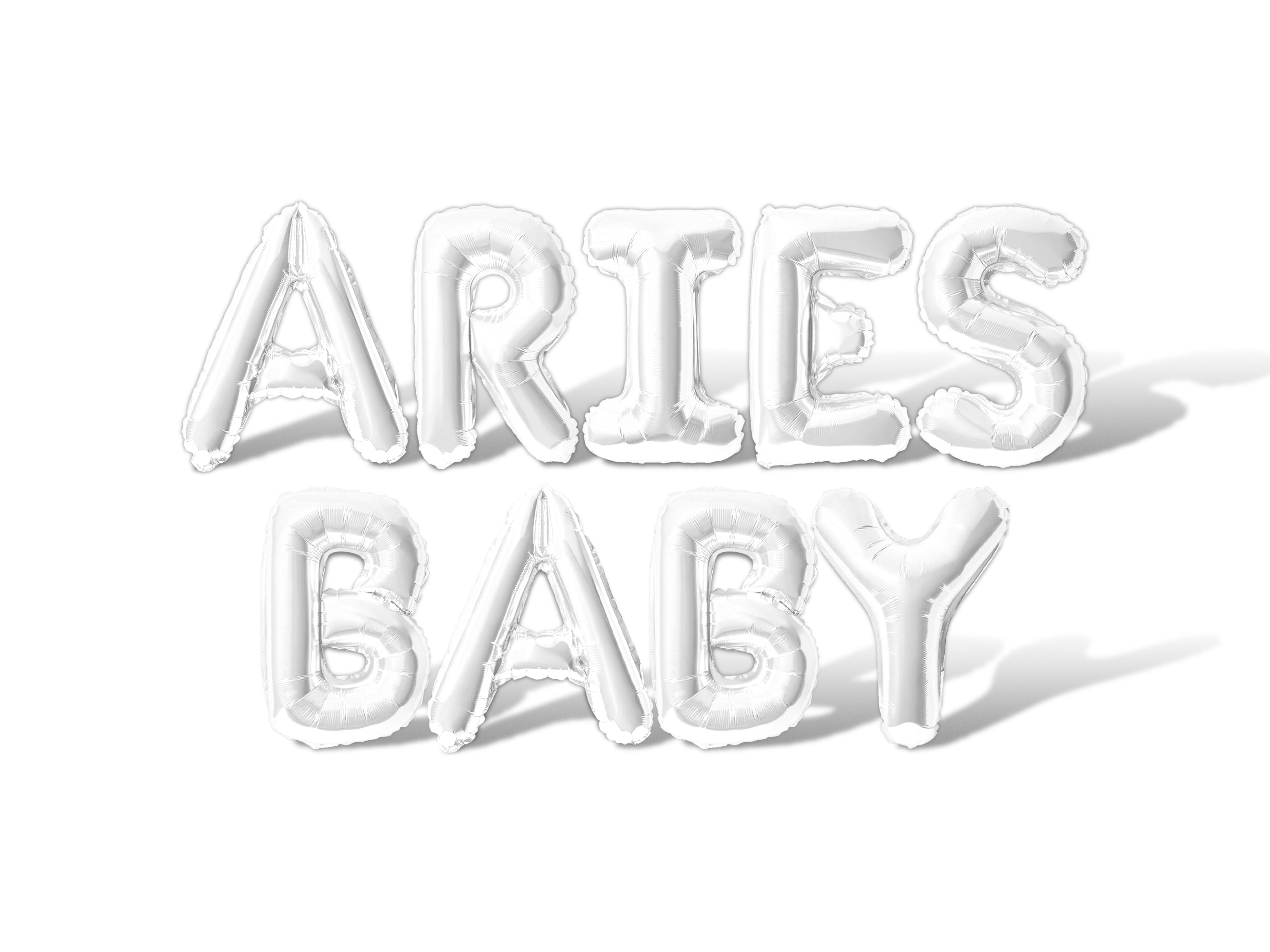 Letter Balloons - ARIES BABY 16" Inch Alphabet Letters Foil Mylar ...