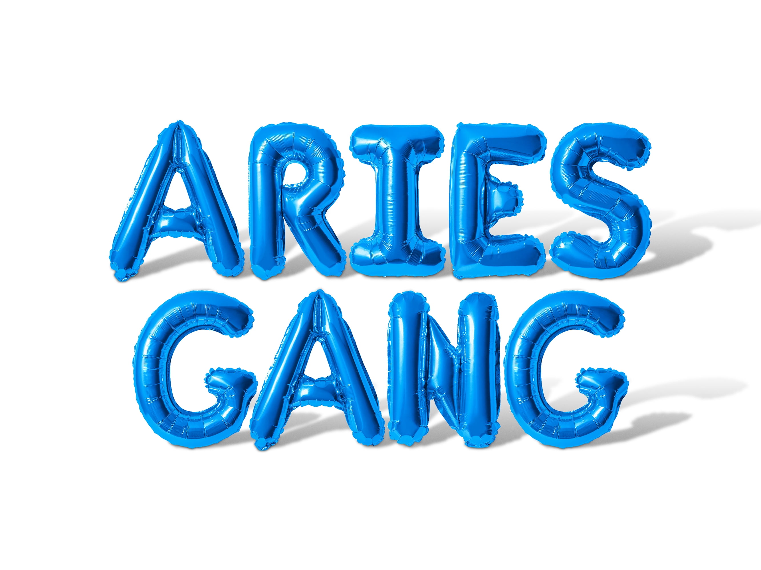 Letter Balloons - ARIES GANG 16" Inch Alphabet Letters Foil Mylar ...