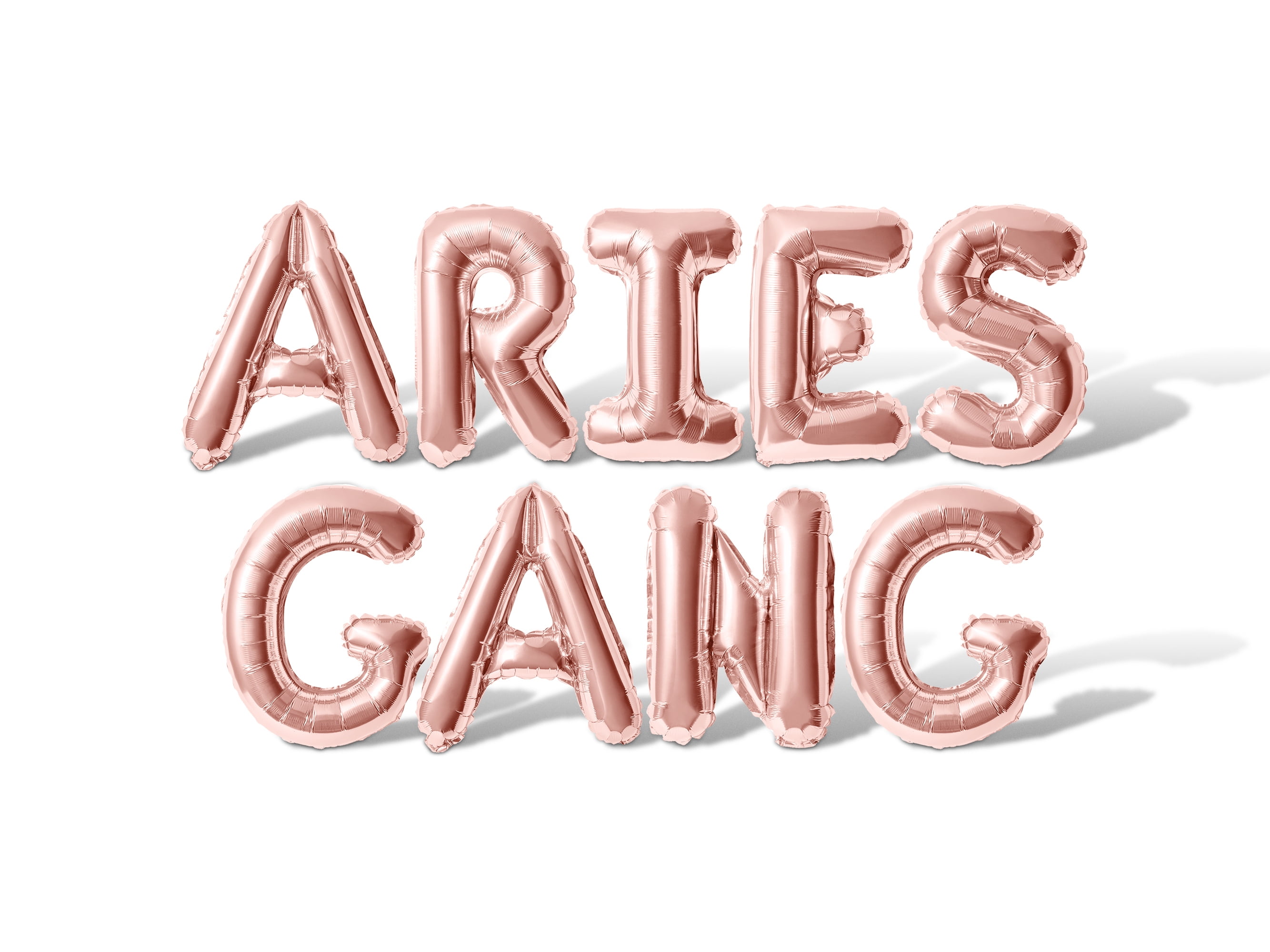 Letter Balloons - ARIES GANG 16" Inch Alphabet Letters Foil Mylar ...