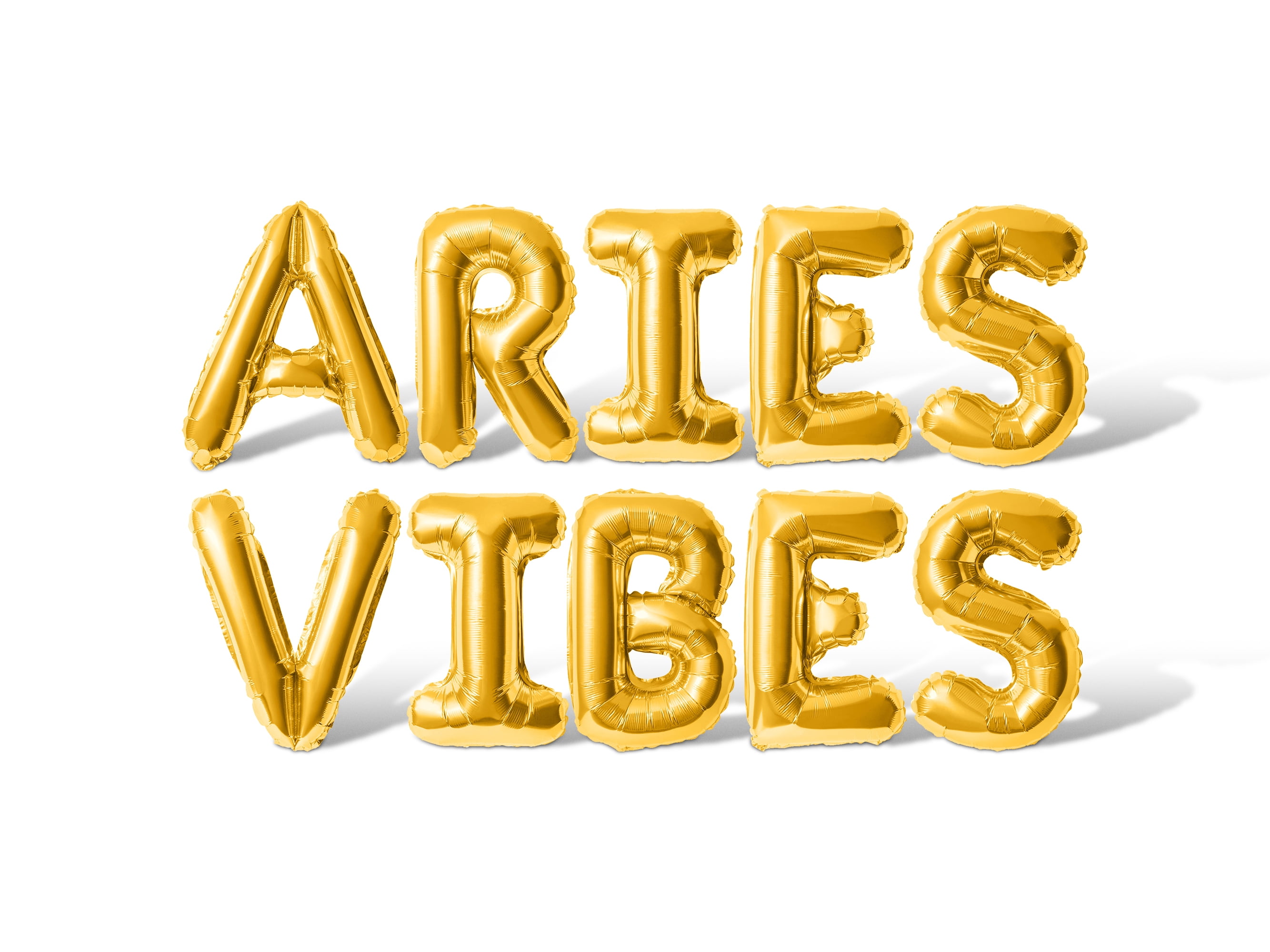 Letter Balloons - ARIES VIBES 16" Inch Alphabet Letters Foil Mylar ...