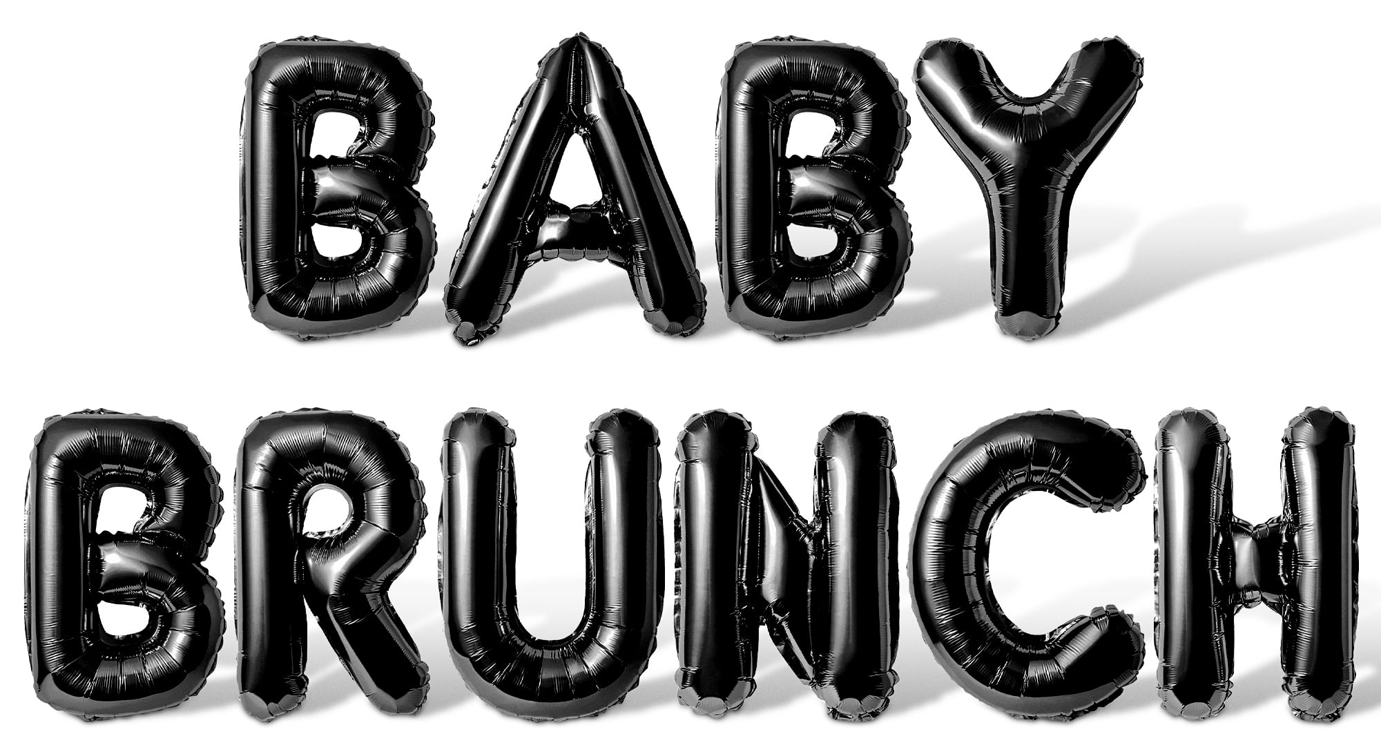Letter Balloons - BABY BRUNCH 16" Inch Alphabet Letters Foil Mylar ...