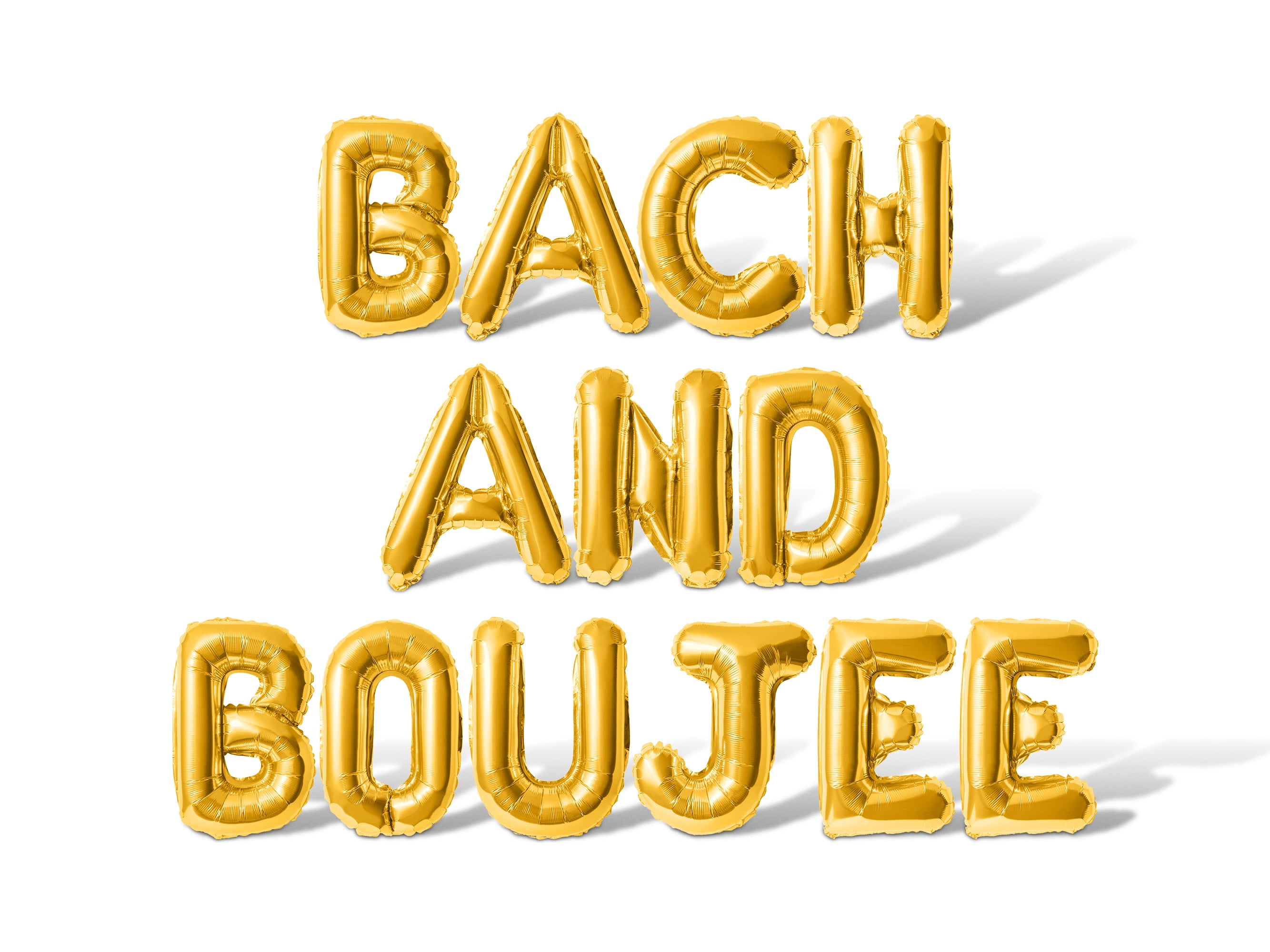 Letter Balloons - BACH AND BOUJEE 16" Inch Alphabet Letters Foil Mylar ...