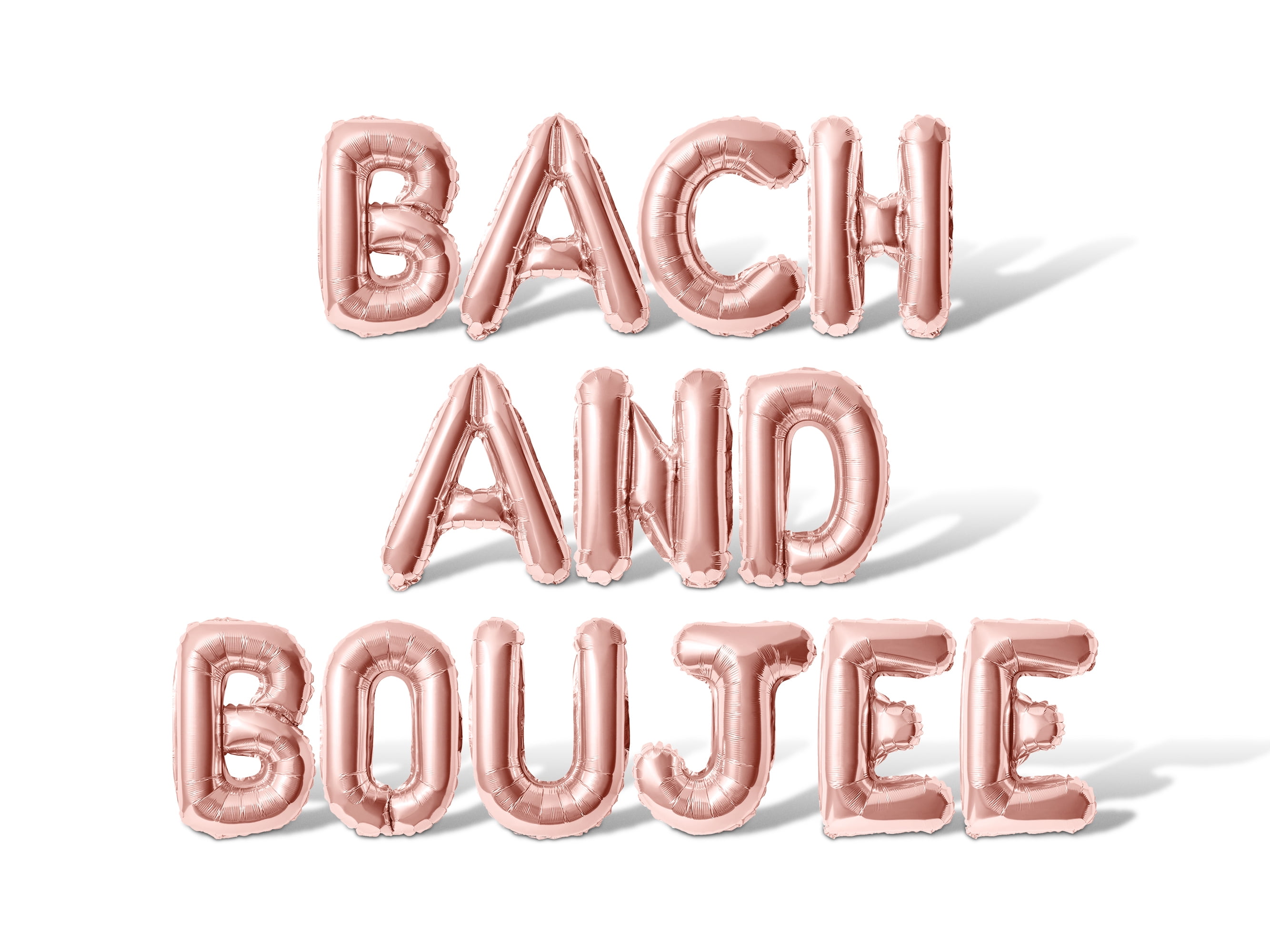 Letter Balloons - BACH AND BOUJEE 16" Inch Alphabet Letters Foil Mylar ...