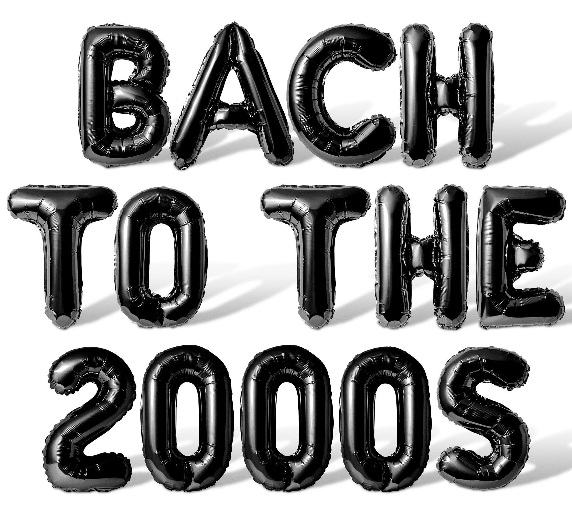 Letter Balloons - BACH TO THE 2000S 16" Inch Alphabet Letters Foil ...
