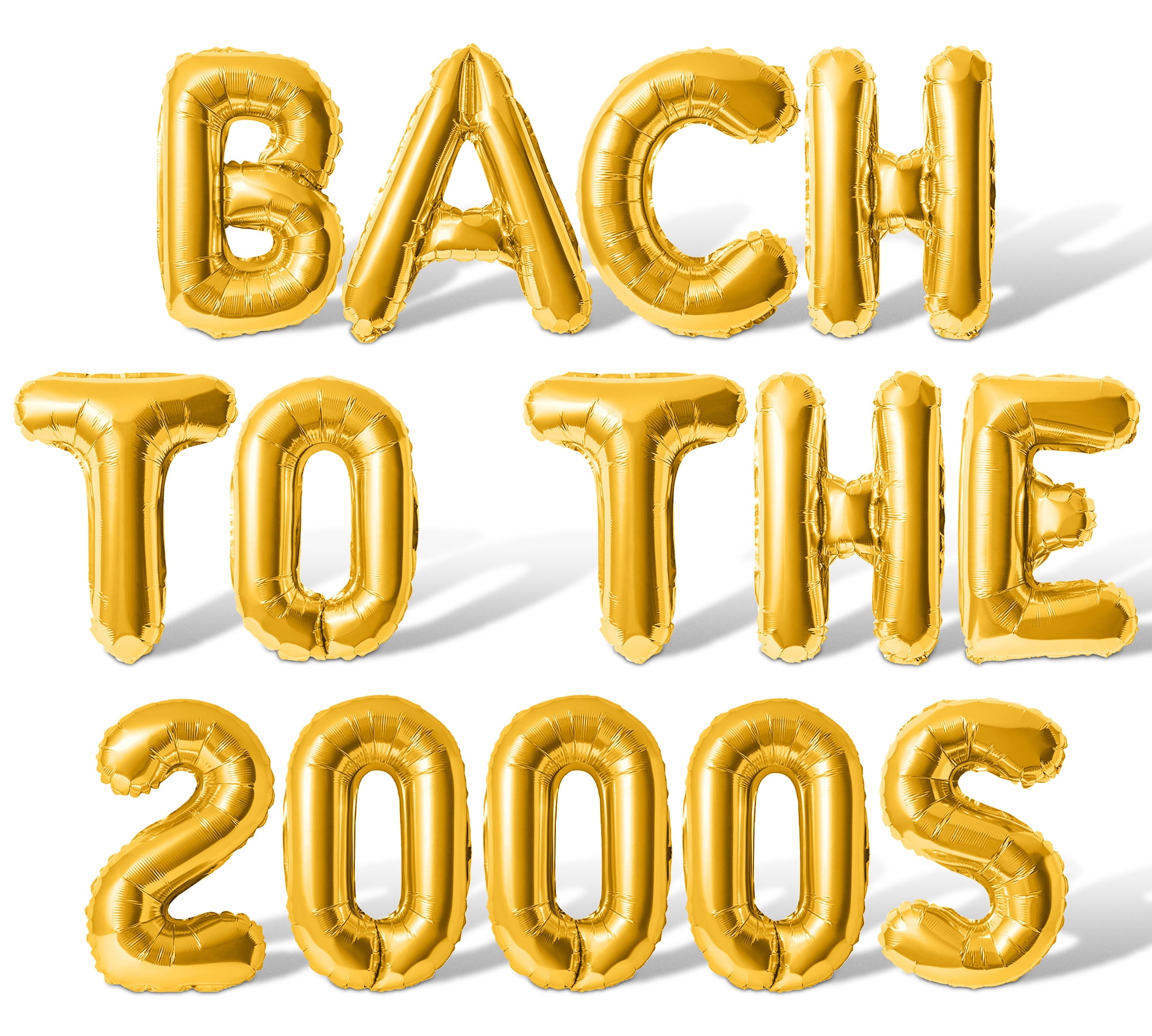 Letter Balloons - BACH TO THE 2000S 16" Inch Alphabet Letters Foil ...