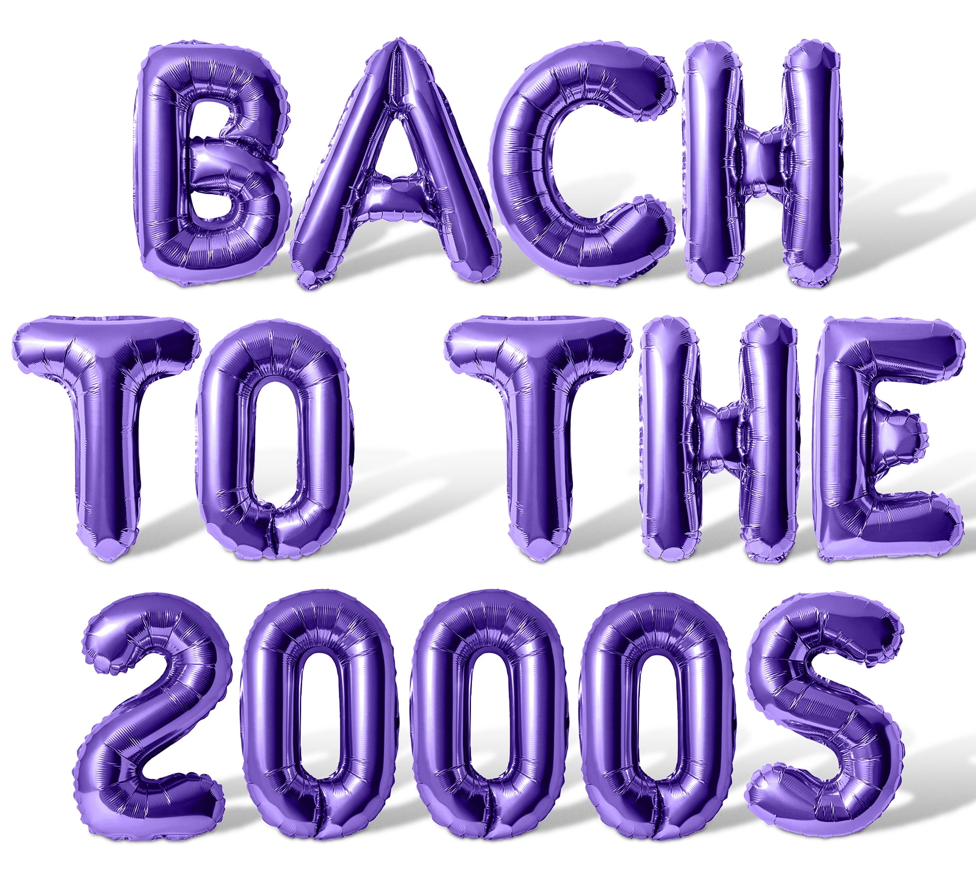 Letter Balloons - BACH TO THE 2000S 16" Inch Alphabet Letters Foil ...