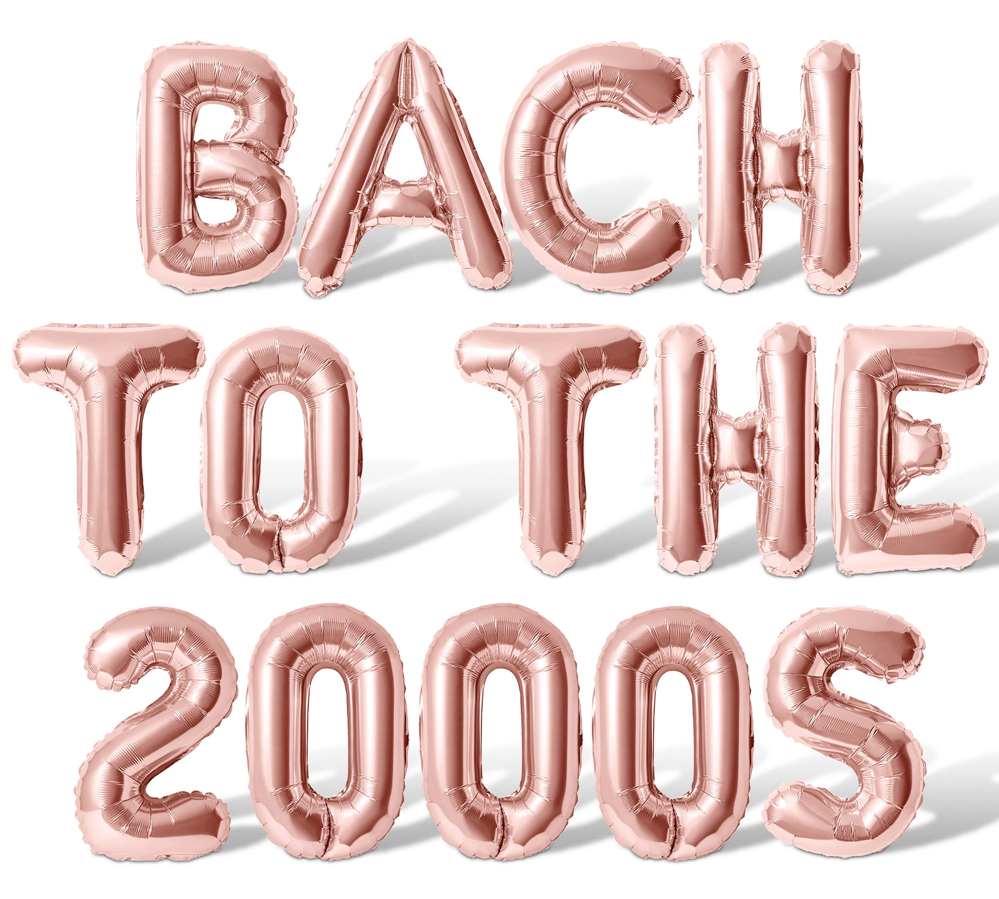 Letter Balloons - BACH TO THE 2000S 16" Inch Alphabet Letters Foil ...