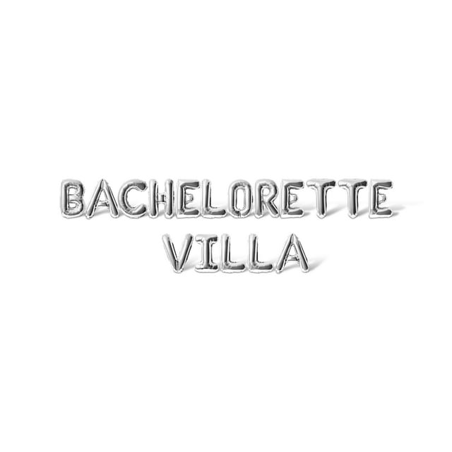 Letter Balloons - BACHELORETTE VILLA 16" Inch Alphabet Letters Foil ...