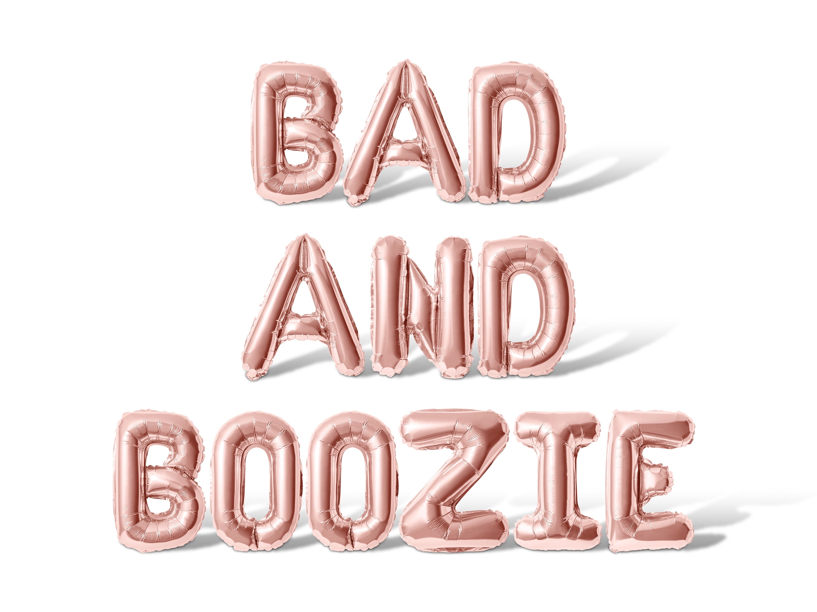 Letter Balloons - BAD AND BOOZIE 16" Inch Alphabet Letters Foil Mylar ...
