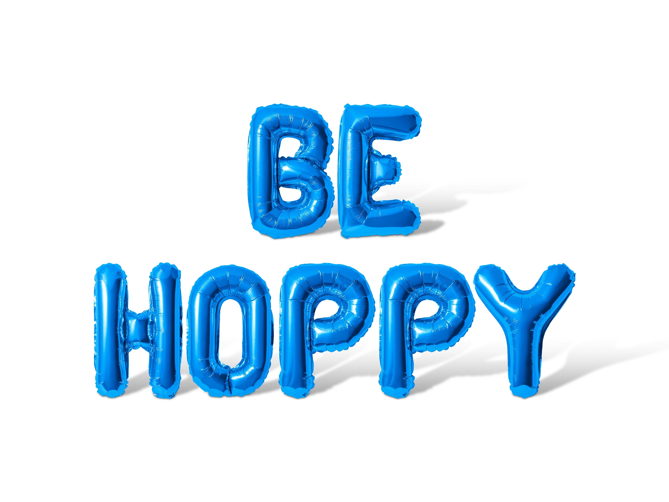 Letter Balloons - BE HOPPY 16" Inch Alphabet Letters Foil Mylar Balloon ...