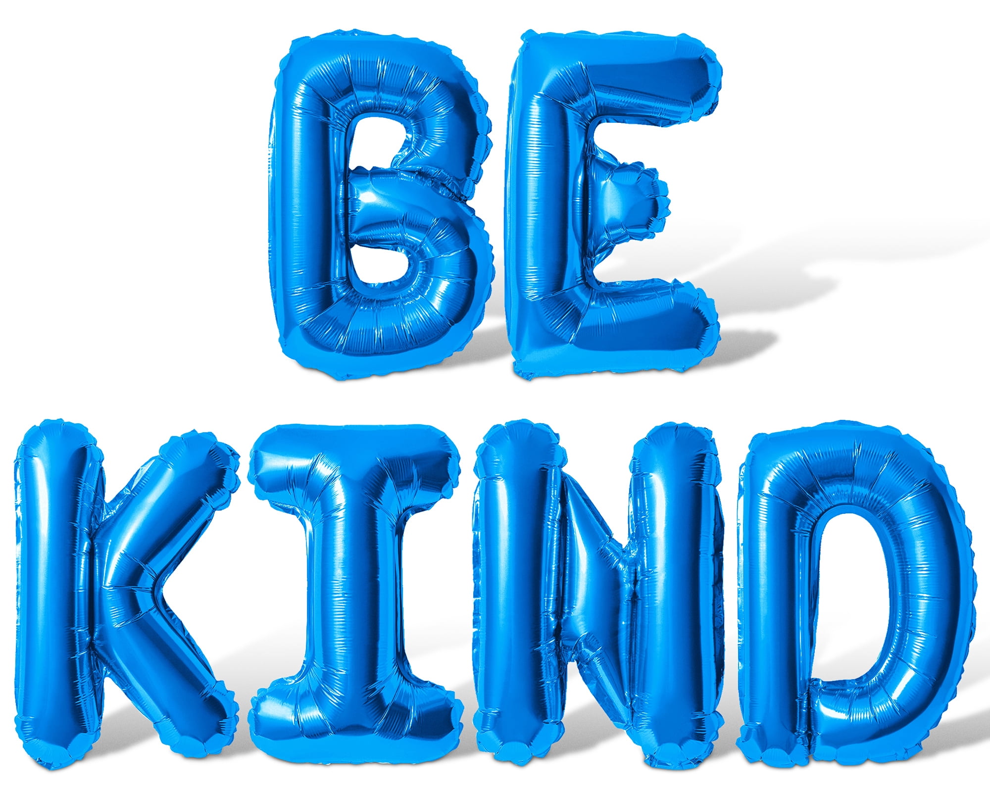 Letter Balloons - BE KIND 16" Inch Alphabet Letters Foil Mylar Balloon ...