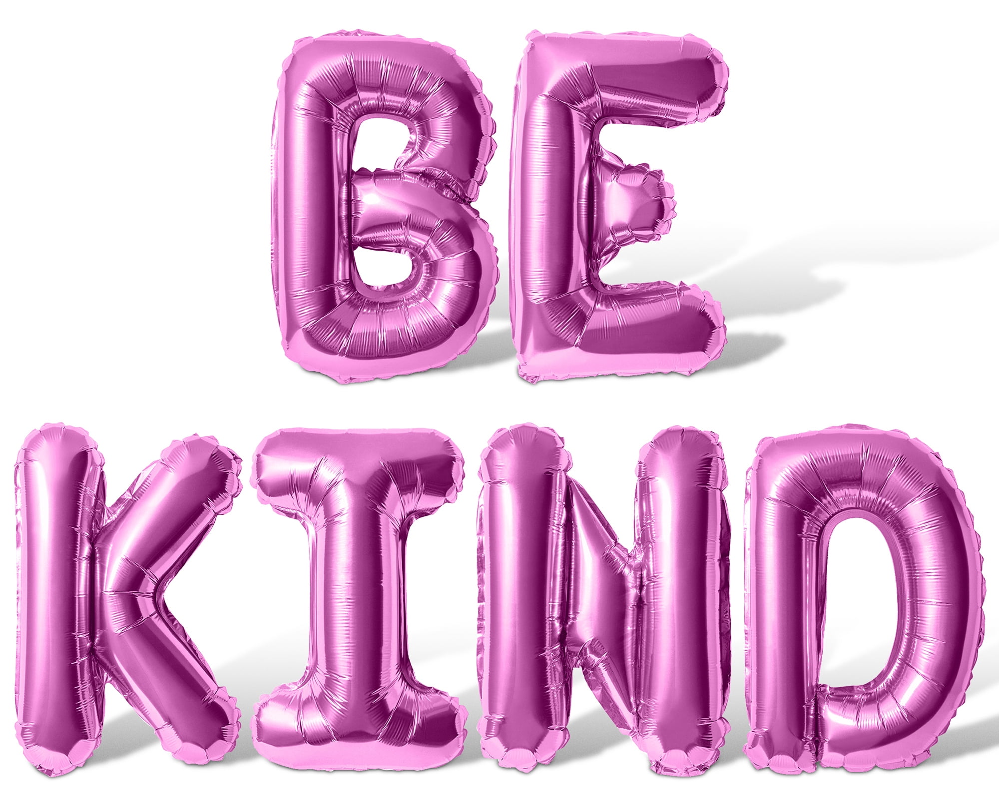 Letter Balloons - BE KIND 16" Inch Alphabet Letters Foil Mylar Balloon ...