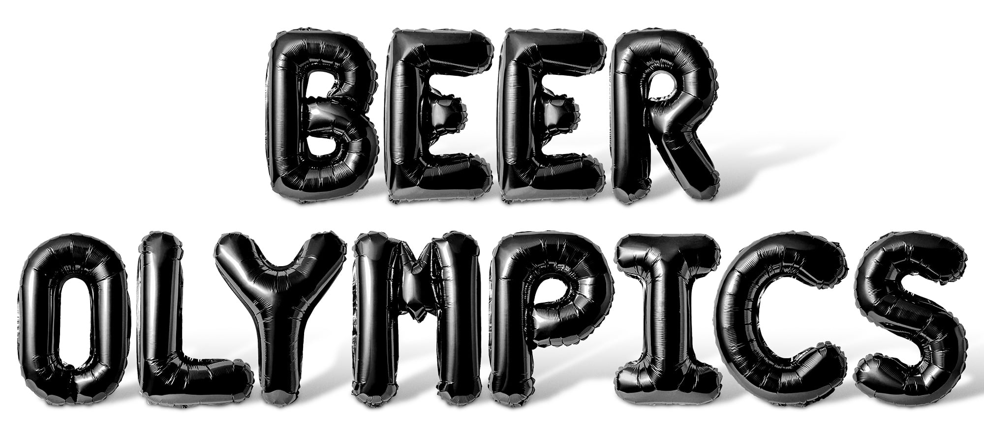 Letter Balloons - BEER OLYMPICS 16" Inch Alphabet Letters Foil Mylar ...