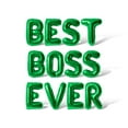 Letter Balloons - BEST BOSS EVER 16" Inch Alphabet Letters Foil Mylar ...