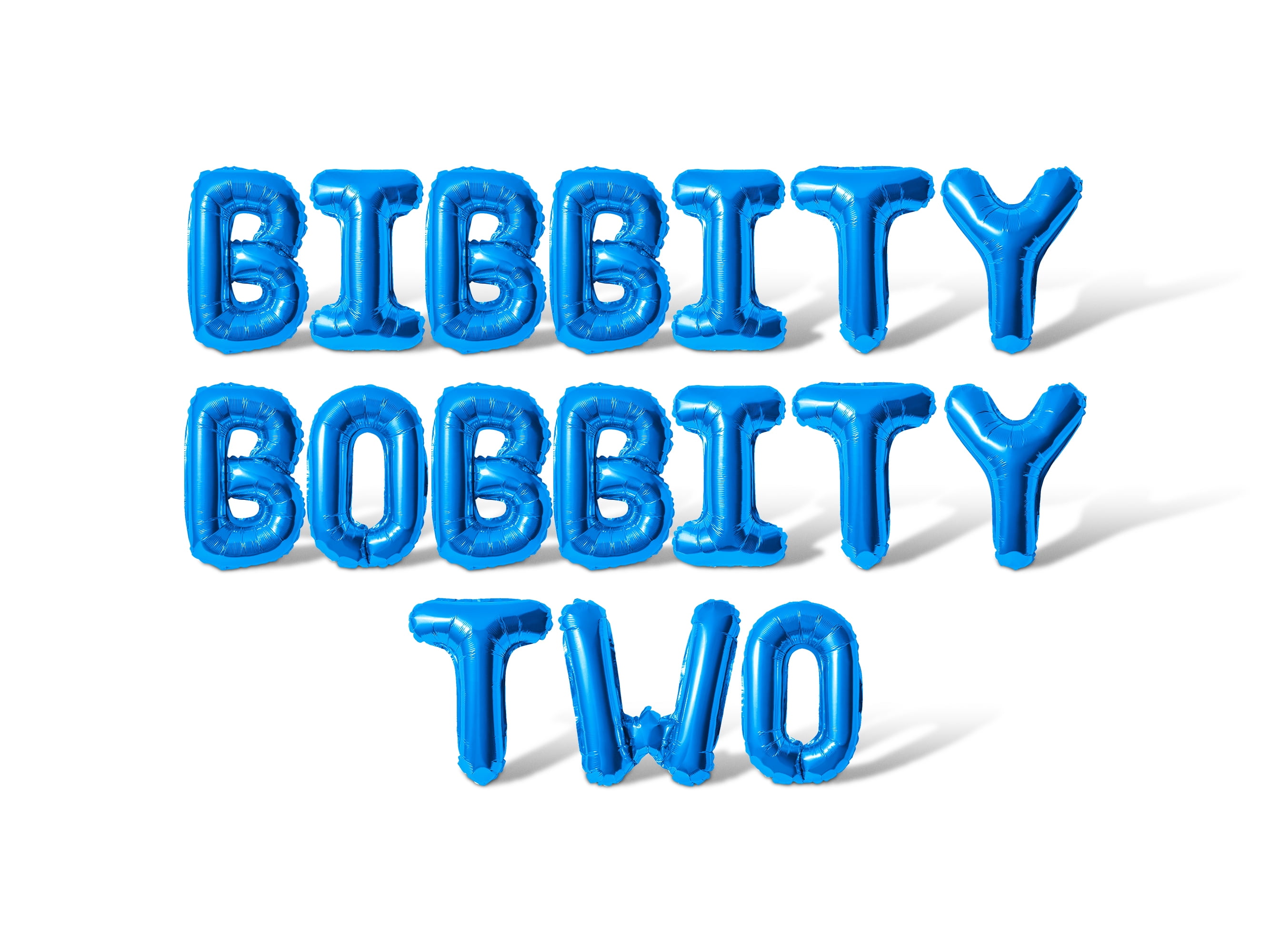 Letter Balloons - BIBBITY BOBBITY TWO 16" Inch Alphabet Letters Foil ...