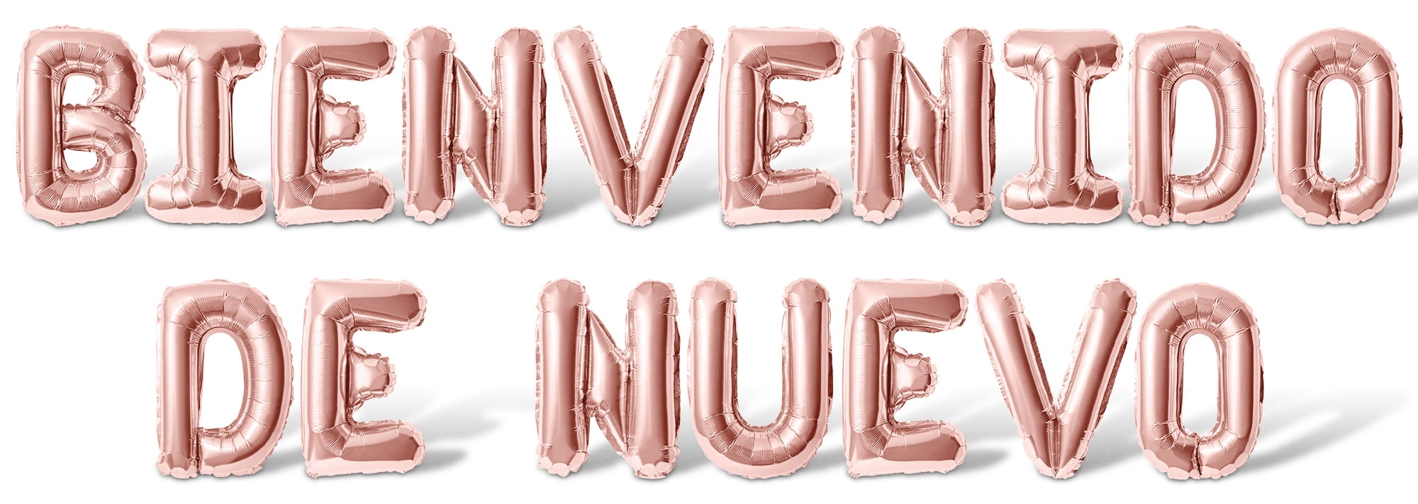 Letter Balloons - BIENVENIDO DE NUEVO 16" Inch Alphabet Letters Foil ...