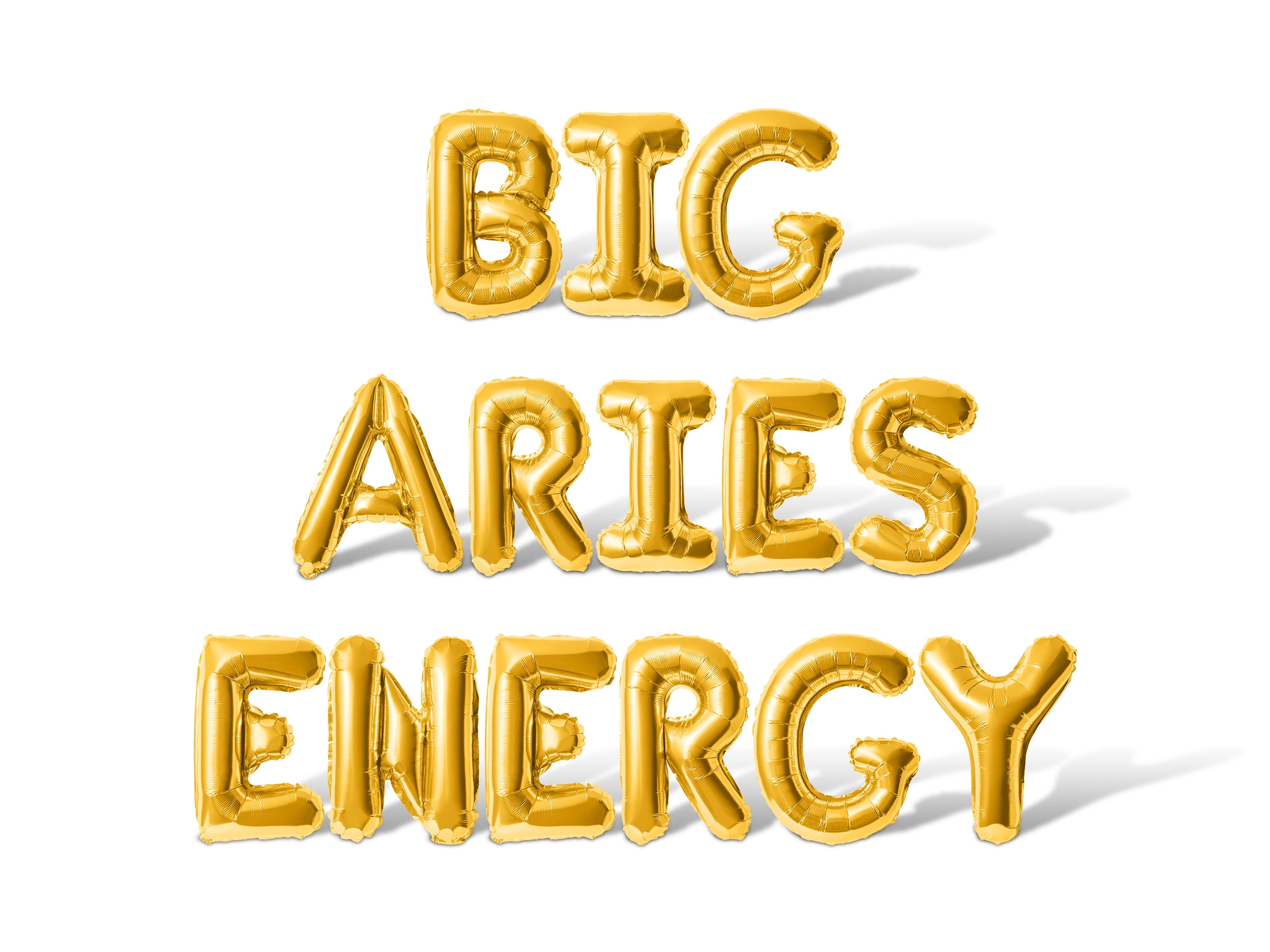 Letter Balloons - BIG ARIES ENERGY 16" Inch Alphabet Letters Foil Mylar ...