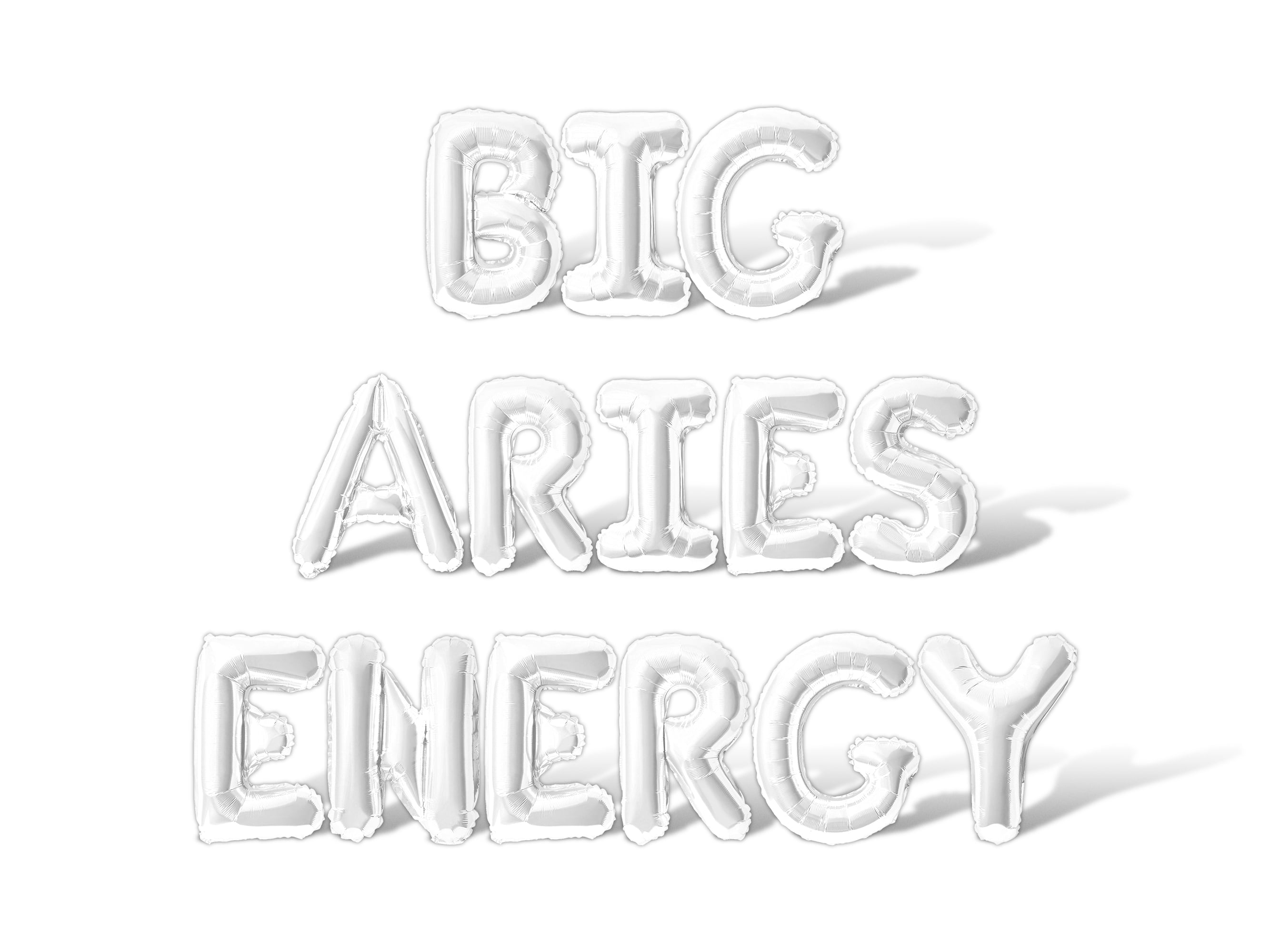 Letter Balloons - BIG ARIES ENERGY 16" Inch Alphabet Letters Foil Mylar ...