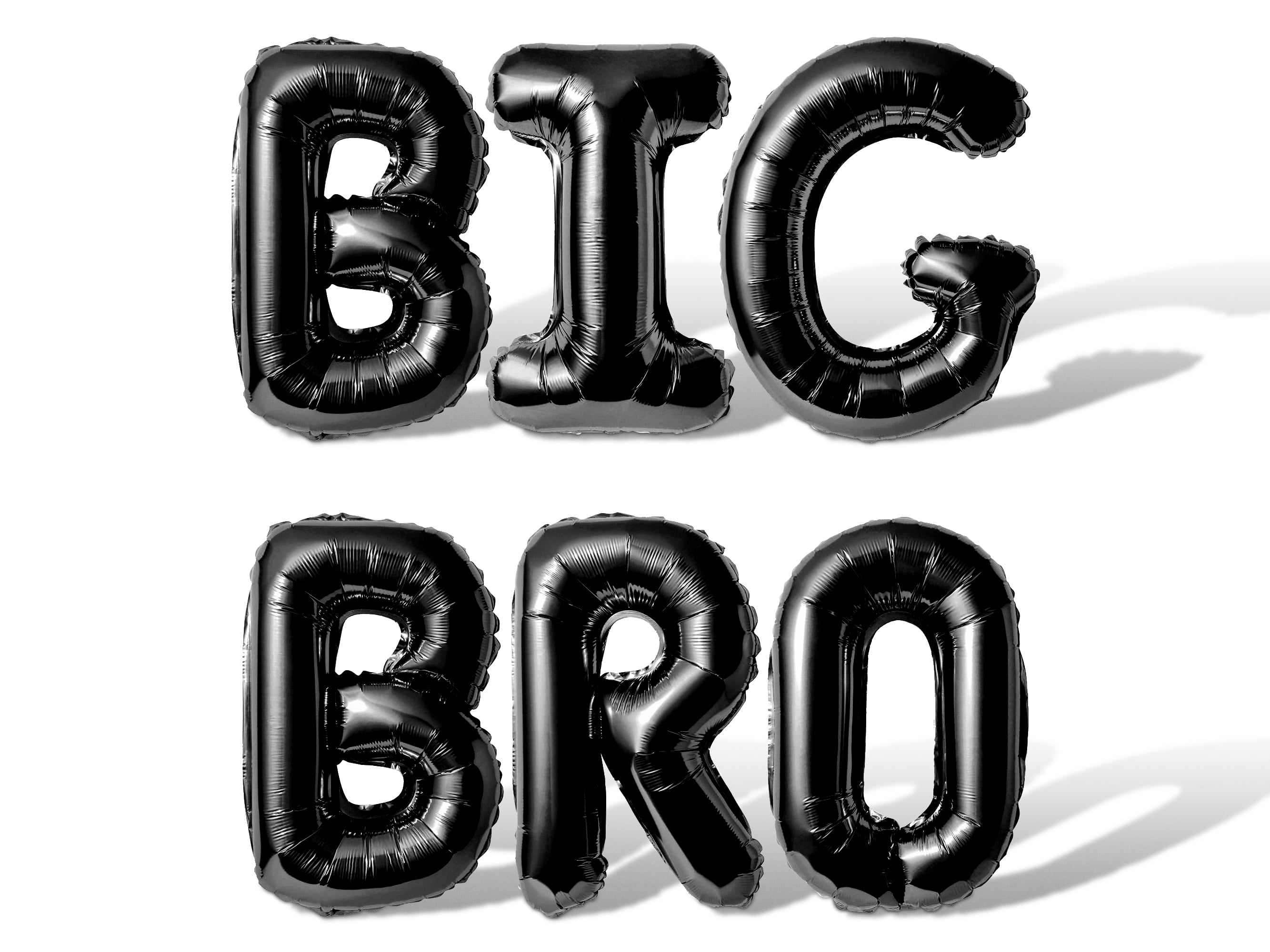 Letter Balloons - BIG BRO 16" Inch Alphabet Letters Foil Mylar Balloon ...