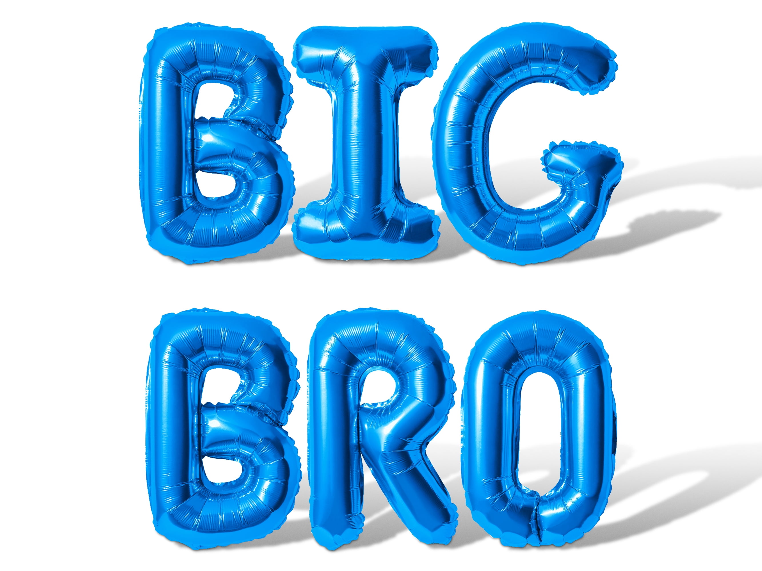 Letter Balloons - BIG BRO 16" Inch Alphabet Letters Foil Mylar Balloon ...