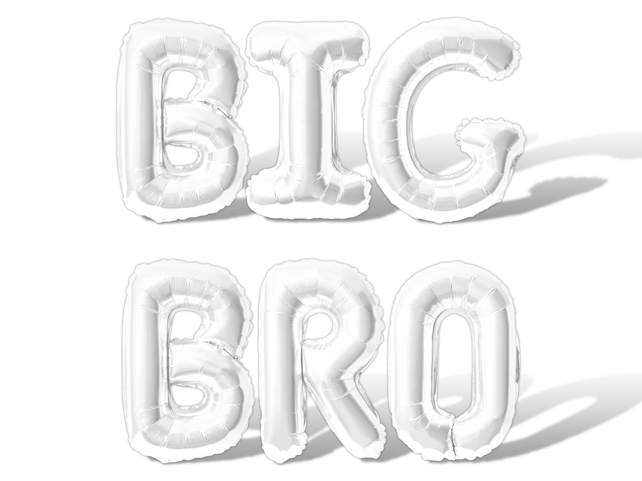 Letter Balloons - BIG BRO 16" Inch Alphabet Letters Foil Mylar Balloon ...
