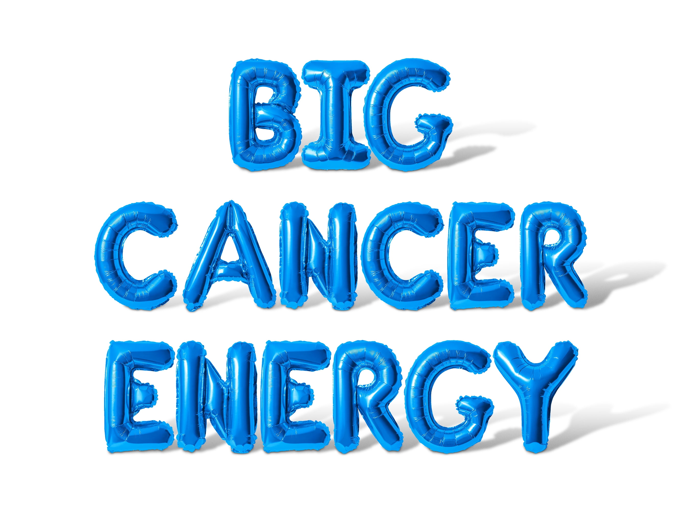 Letter Balloons - BIG CANCER ENERGY 16" Inch Alphabet Letters Foil ...