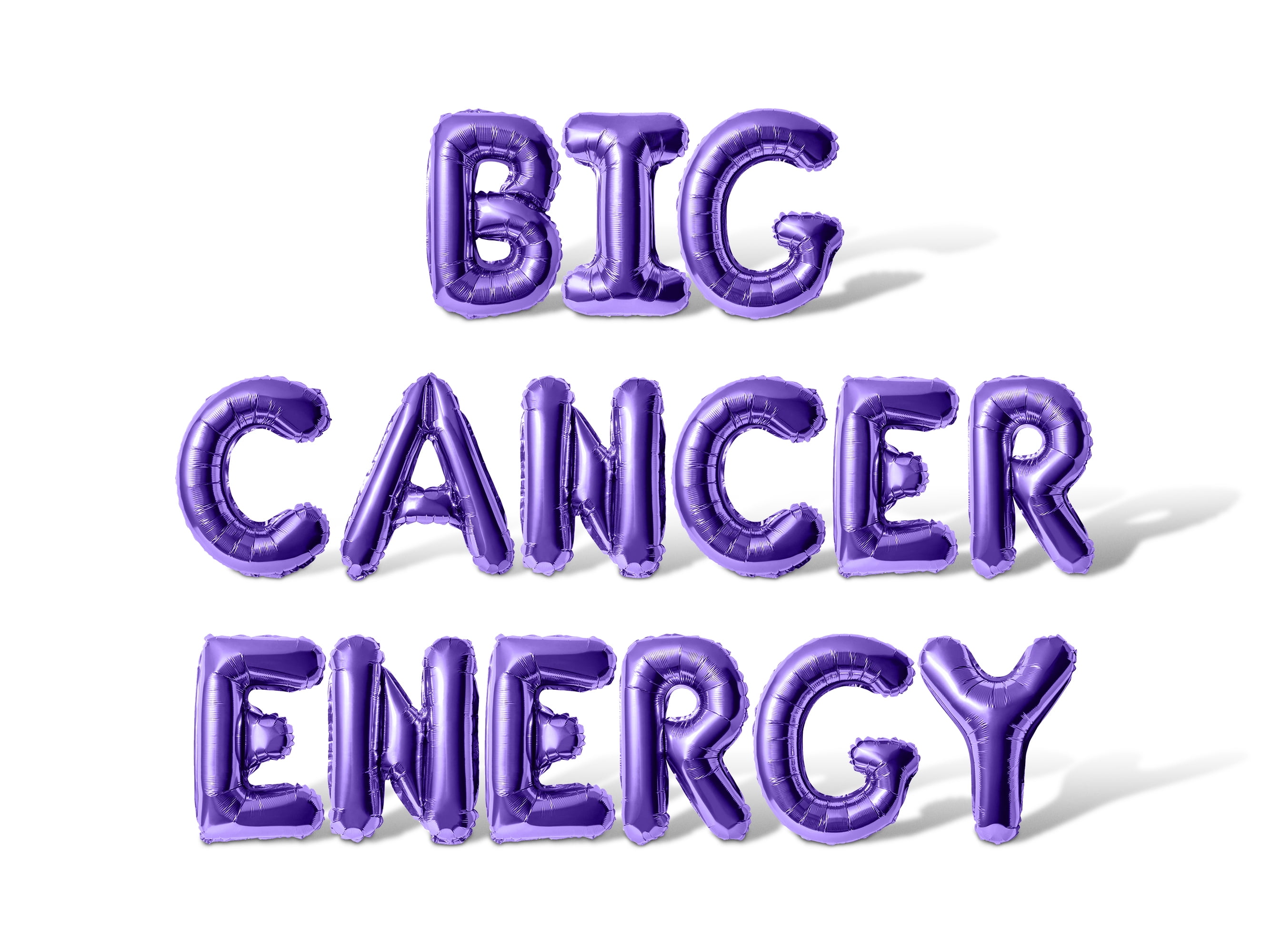 Letter Balloons - BIG CANCER ENERGY 16" Inch Alphabet Letters Foil ...