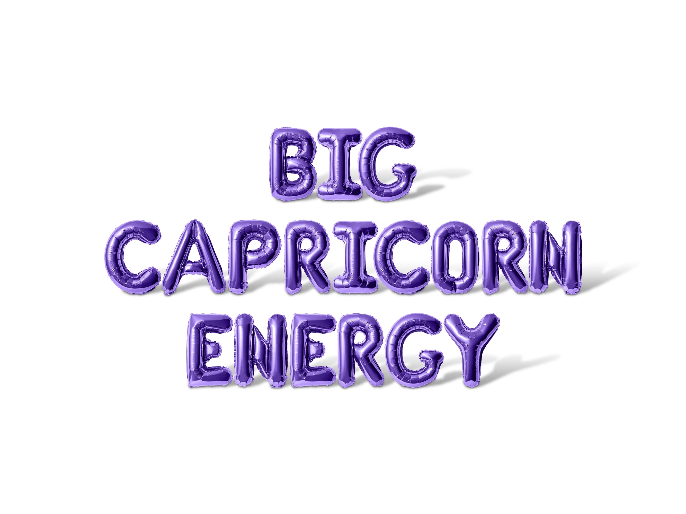 Letter Balloons - BIG CAPRICORN ENERGY 16" Inch Alphabet Letters Foil ...