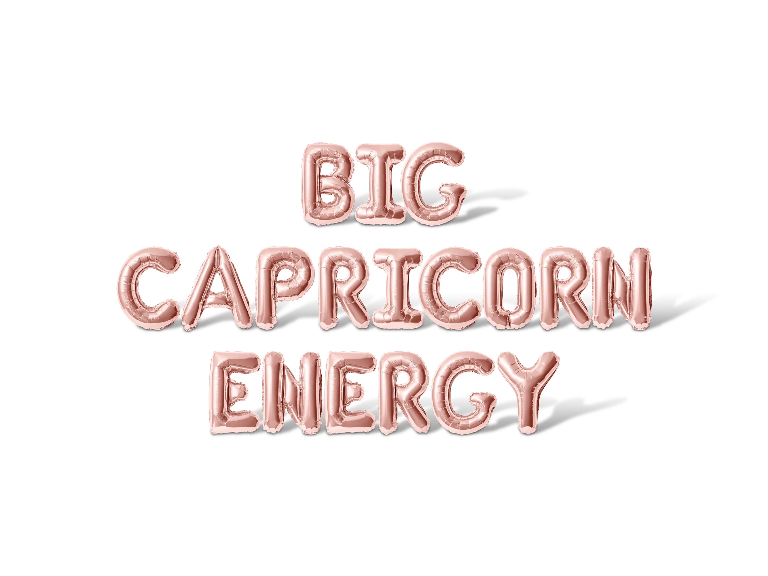 Letter Balloons - BIG CAPRICORN ENERGY 16" Inch Alphabet Letters Foil ...
