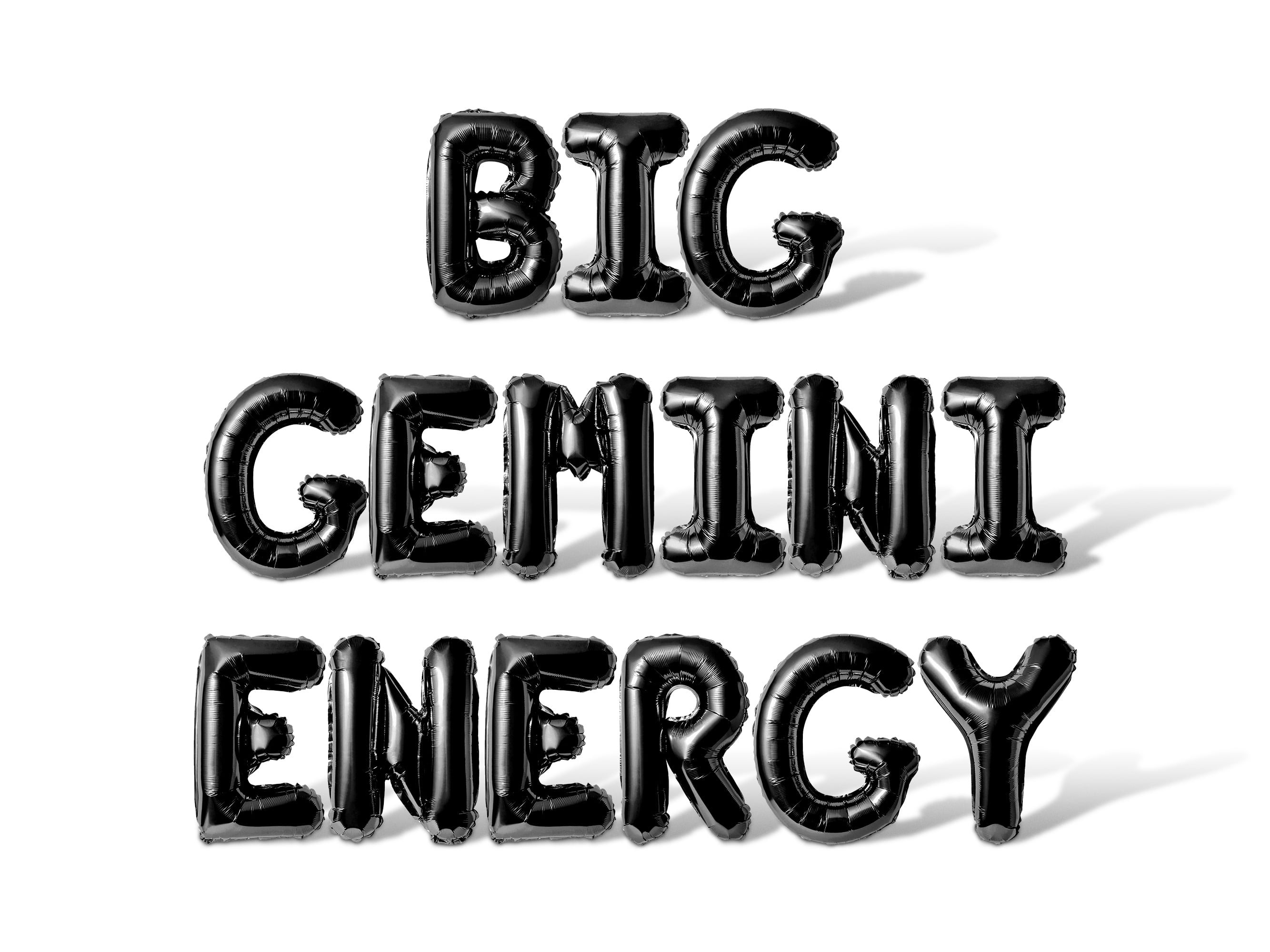 Letter Balloons - BIG GEMINI ENERGY 16" Inch Alphabet Letters Foil ...