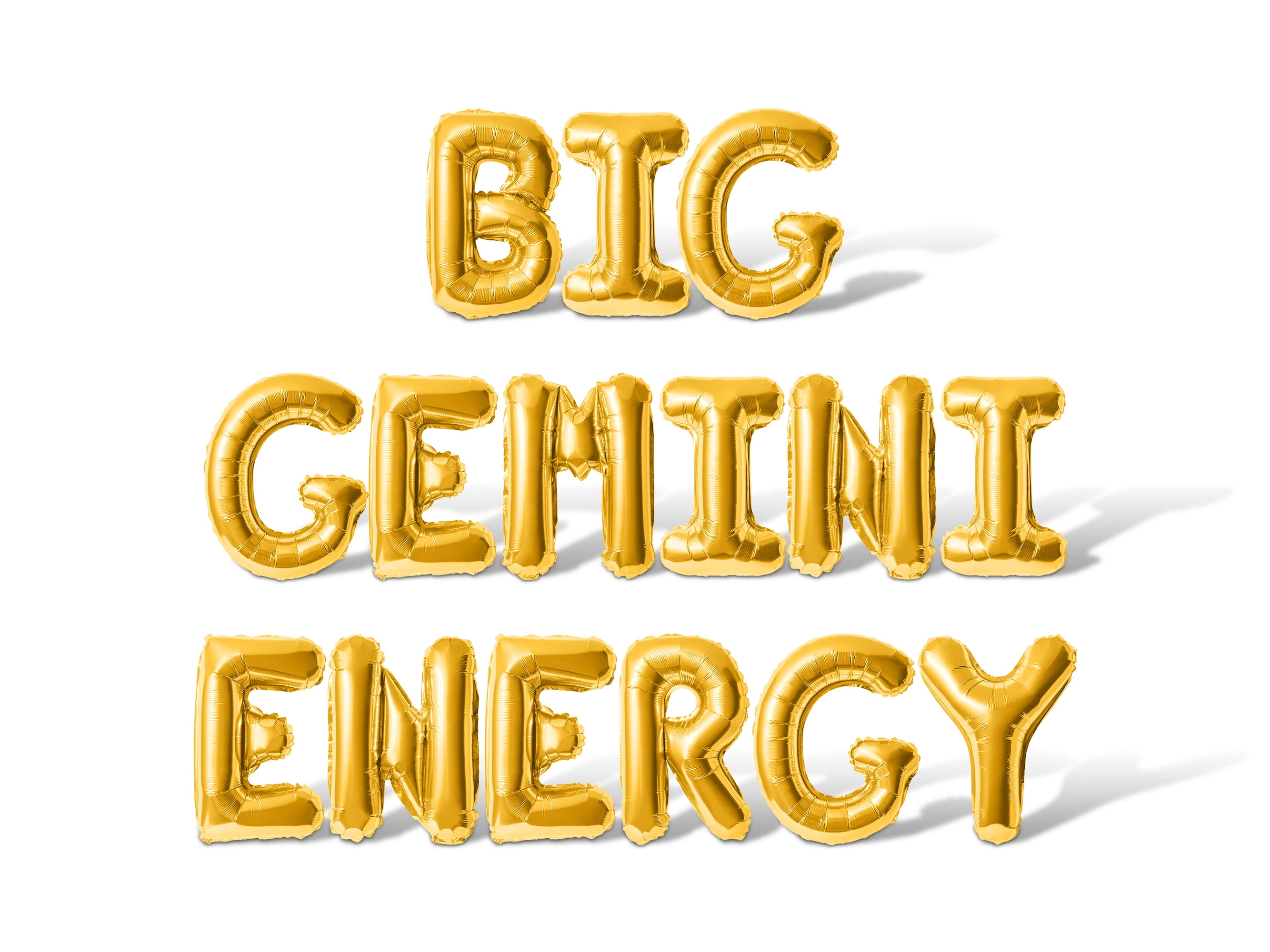 Letter Balloons - BIG GEMINI ENERGY 16" Inch Alphabet Letters Foil ...