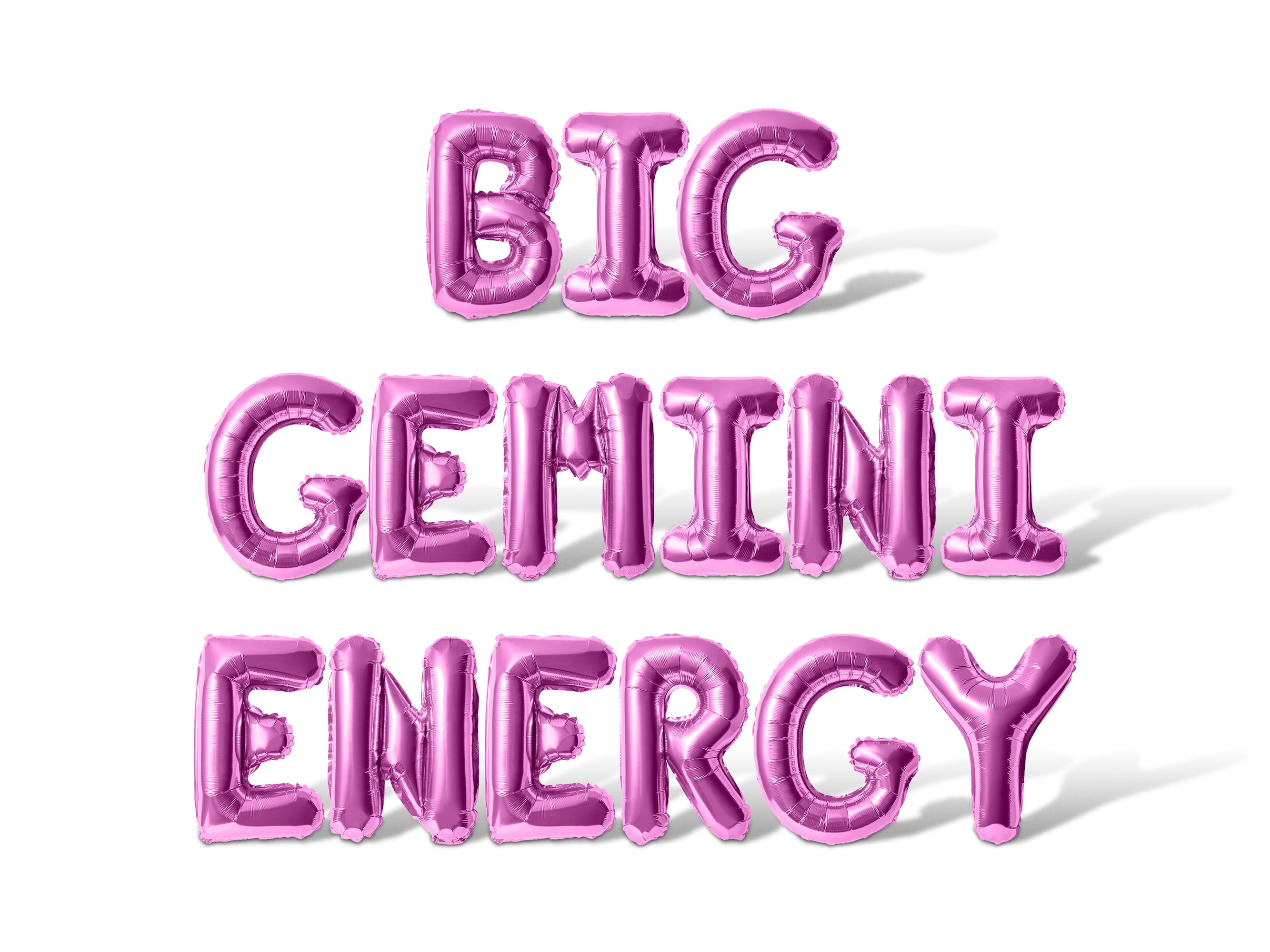 Letter Balloons - BIG GEMINI ENERGY 16" Inch Alphabet Letters Foil ...