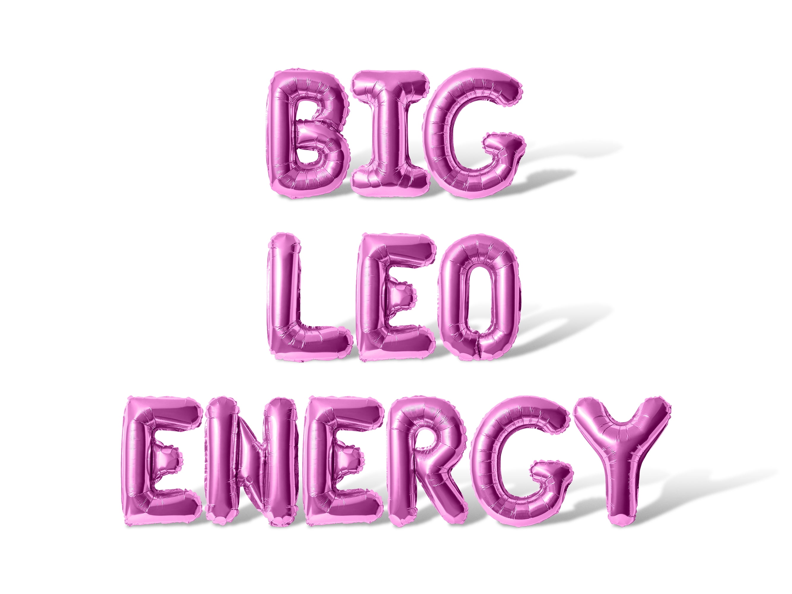 Letter Balloons - BIG LEO ENERGY 16" Inch Alphabet Letters Foil Mylar ...