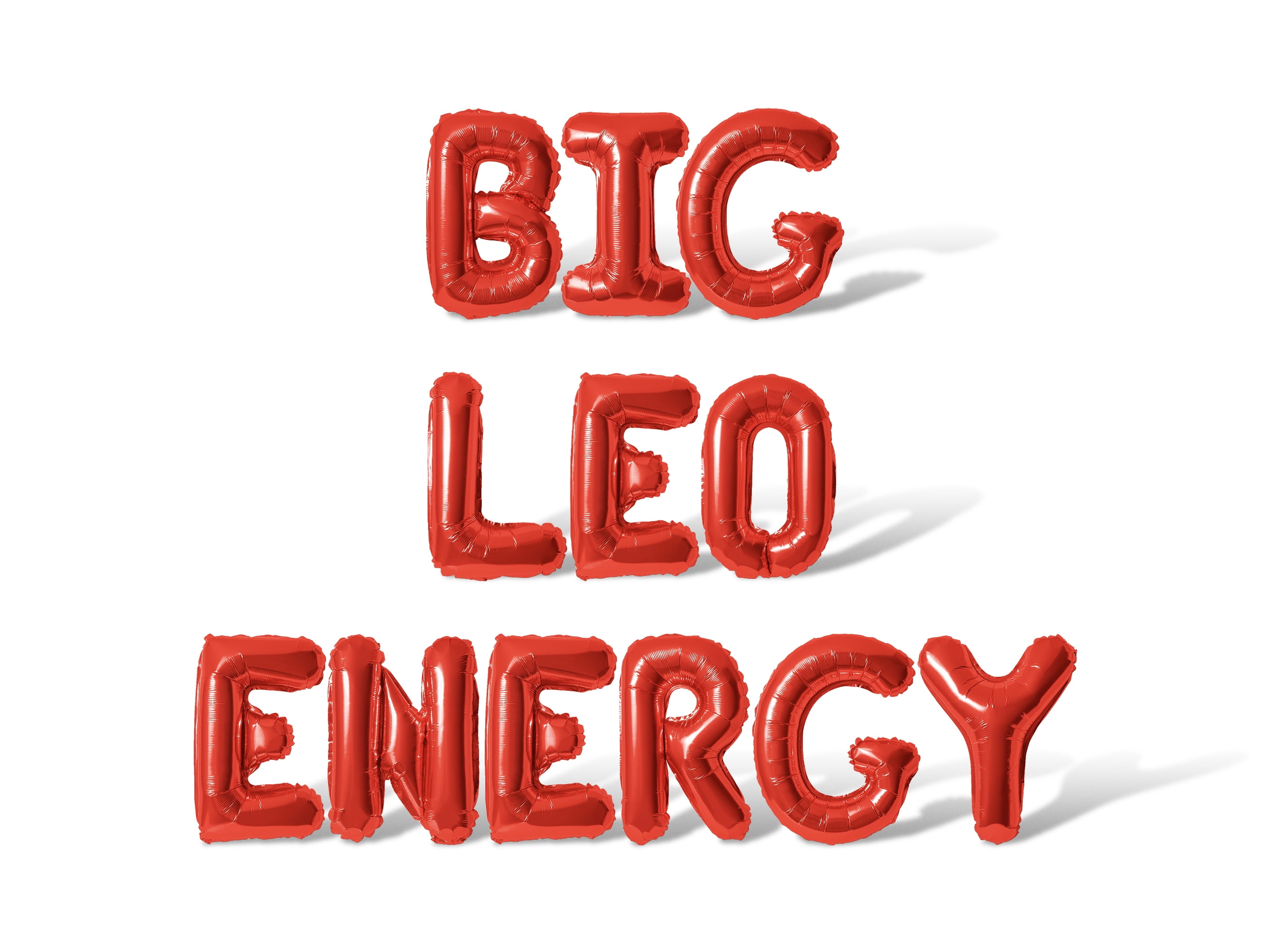 Letter Balloons - BIG LEO ENERGY 16" Inch Alphabet Letters Foil Mylar Balloon Birthday Party ...