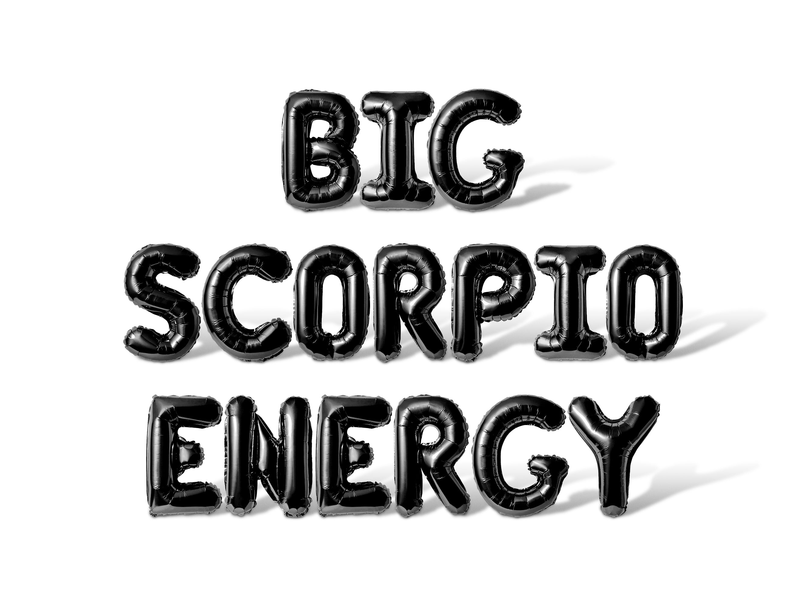 Letter Balloons - BIG SCORPIO ENERGY 16" Inch Alphabet Letters Foil ...