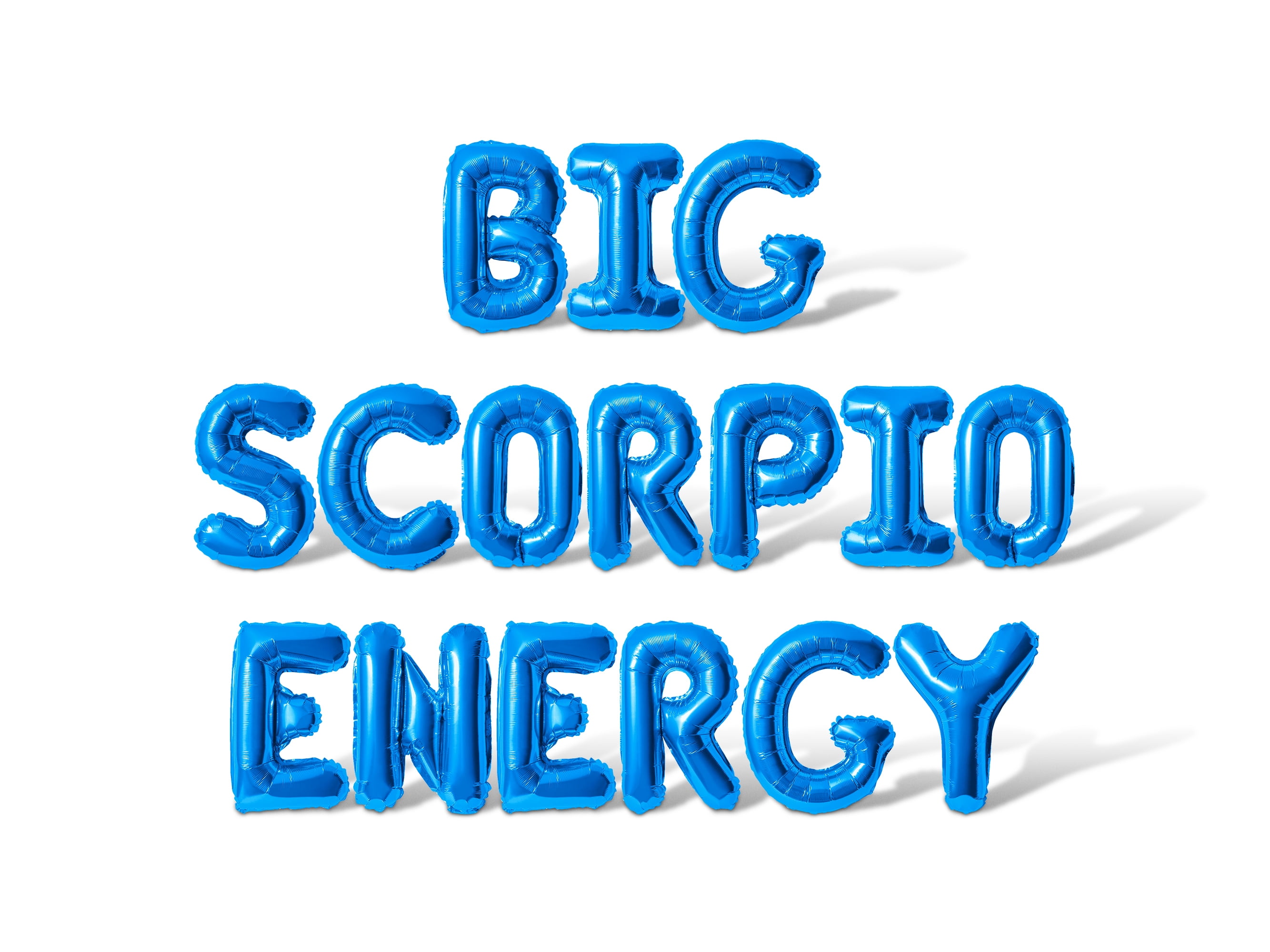 Letter Balloons - BIG SCORPIO ENERGY 16" Inch Alphabet Letters Foil ...