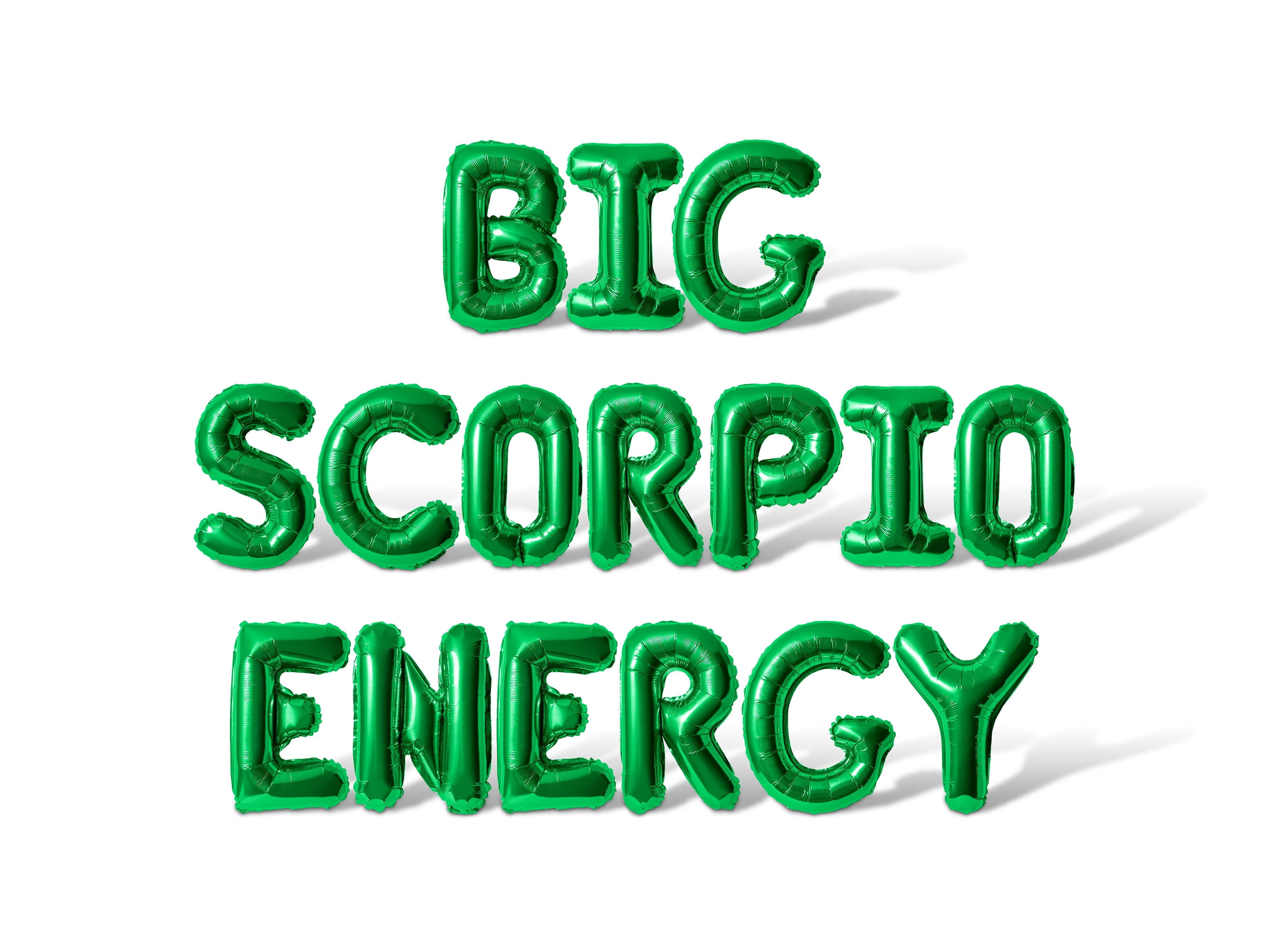 Letter Balloons - BIG SCORPIO ENERGY 16" Inch Alphabet Letters Foil ...