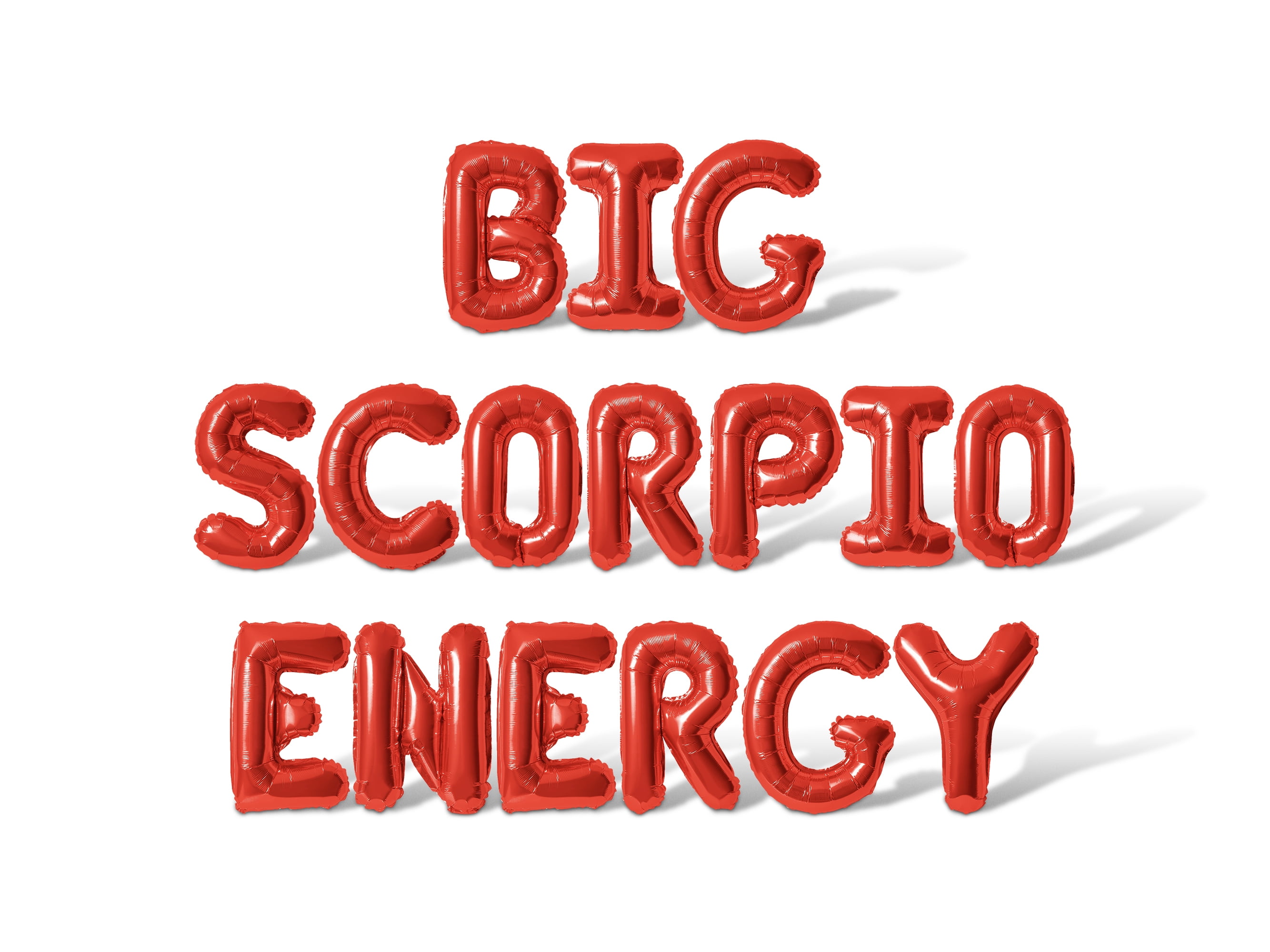 Letter Balloons - BIG SCORPIO ENERGY 16" Inch Alphabet Letters Foil ...