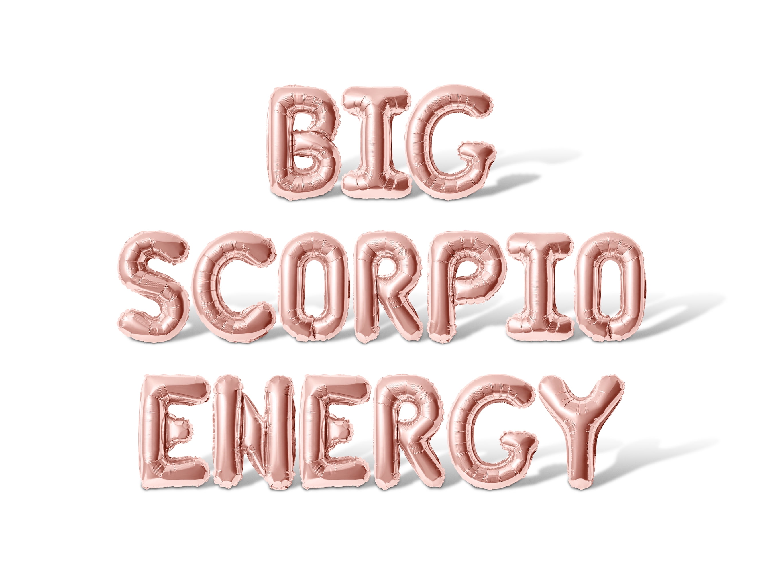 Letter Balloons - BIG SCORPIO ENERGY 16" Inch Alphabet Letters Foil ...