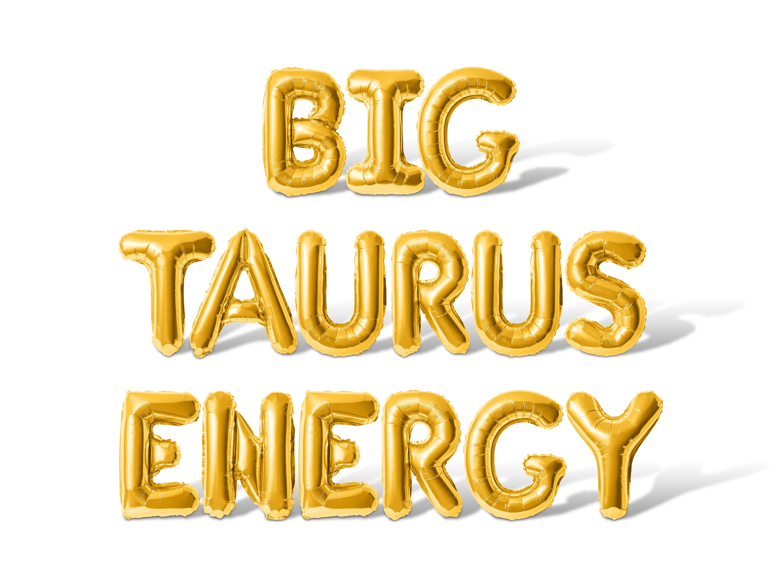 Letter Balloons - BIG TAURUS ENERGY 16" Inch Alphabet Letters Foil ...