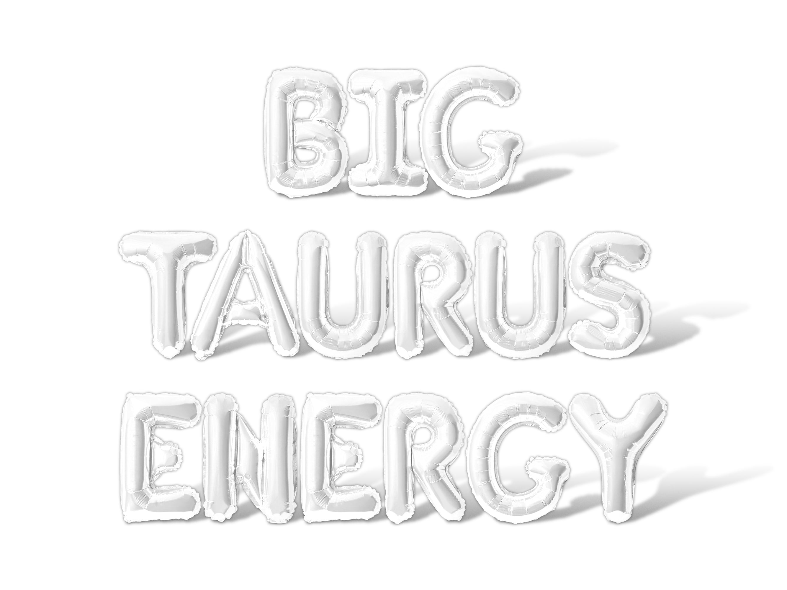 Letter Balloons - BIG TAURUS ENERGY 16" Inch Alphabet Letters Foil ...