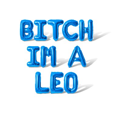 Letter Balloons - LEO SZN 16" Inch Alphabet Letters Foil Mylar Balloon ...