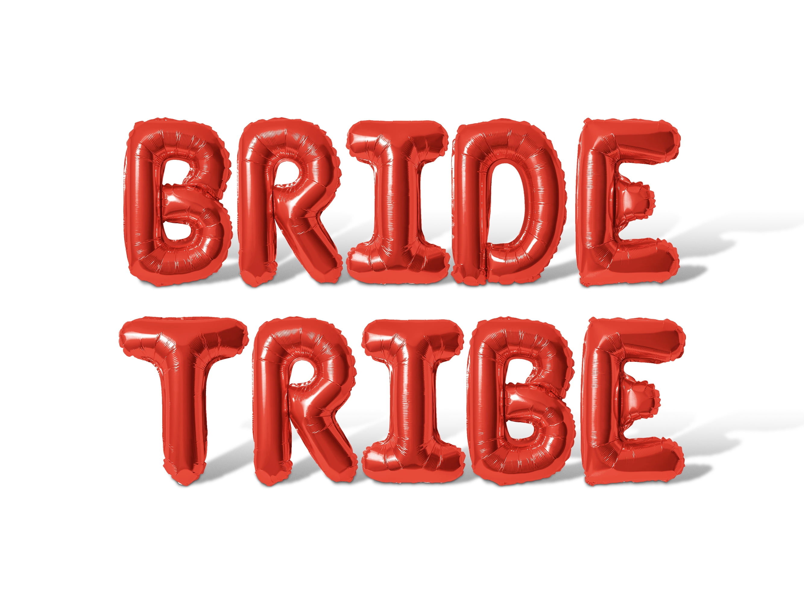 Letter Balloons - BRIDE TRIBE 16" Inch Alphabet Letters Foil Mylar ...