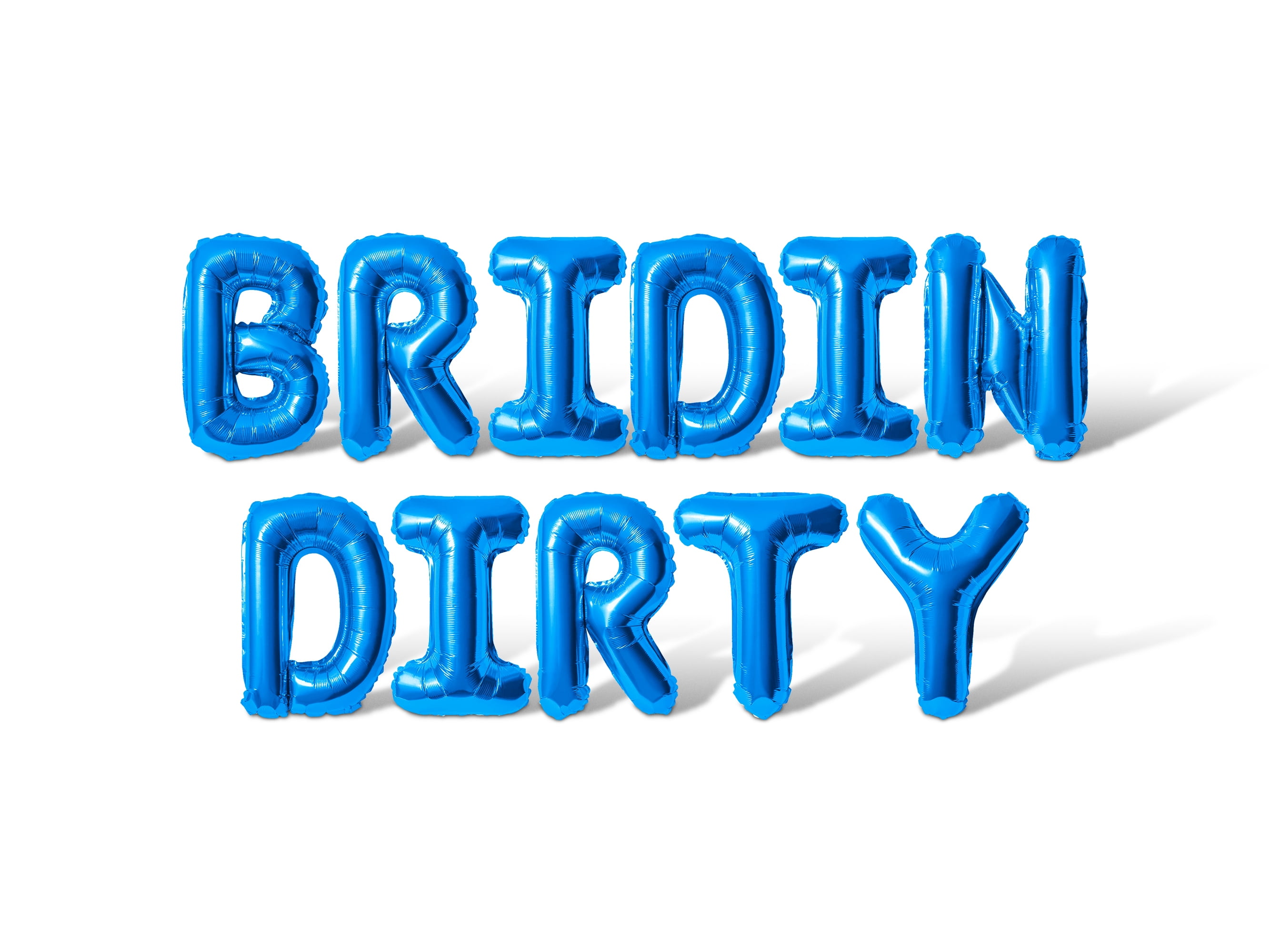 Letter Balloons - BRIDIN DIRTY 16" Inch Alphabet Letters Foil Mylar ...