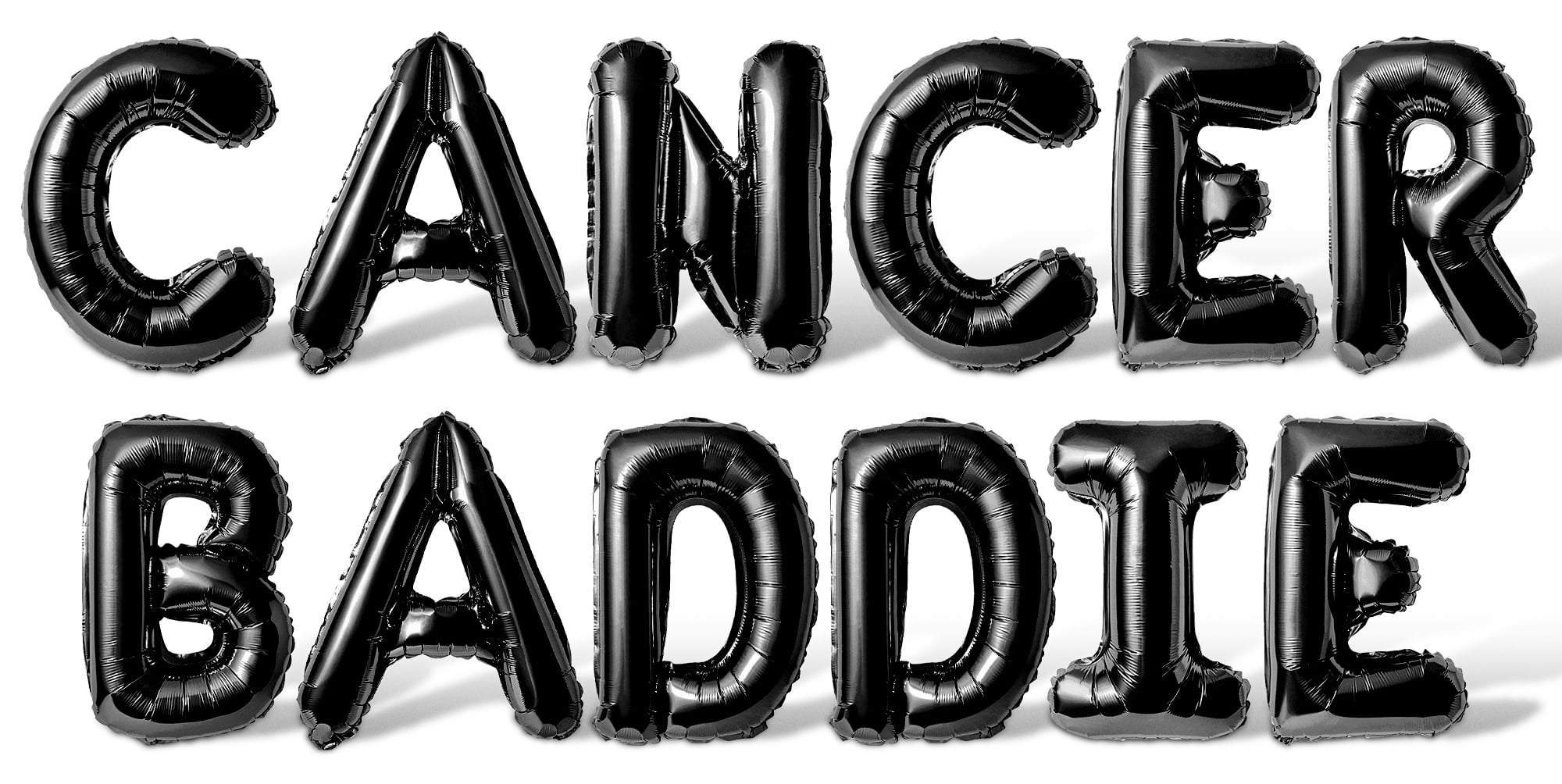 Letter Balloons - CANCER BADDIE 16" Inch Alphabet Letters Foil Mylar ...