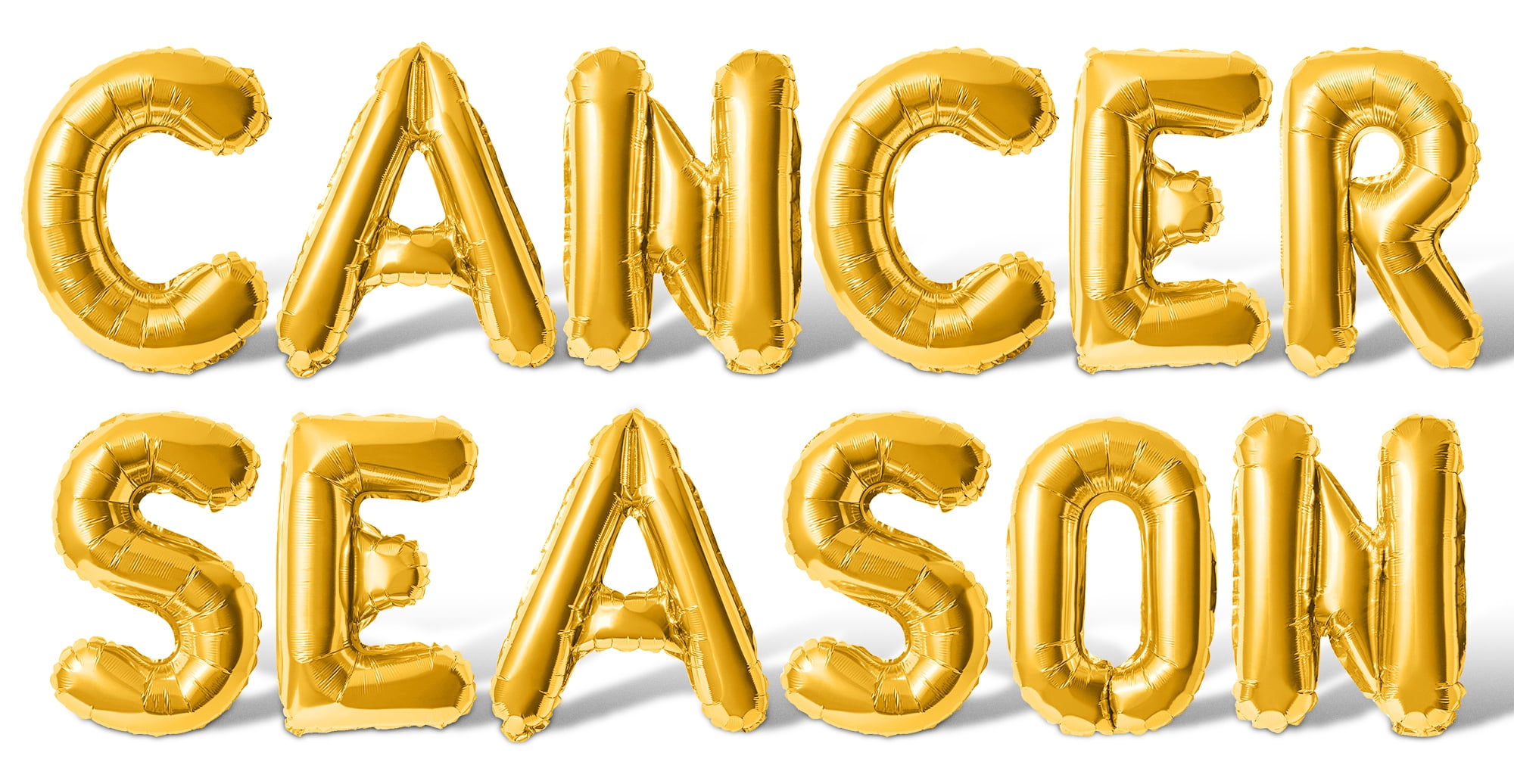 Letter Balloons - CANCER SEASON 16" Inch Alphabet Letters Foil Mylar ...