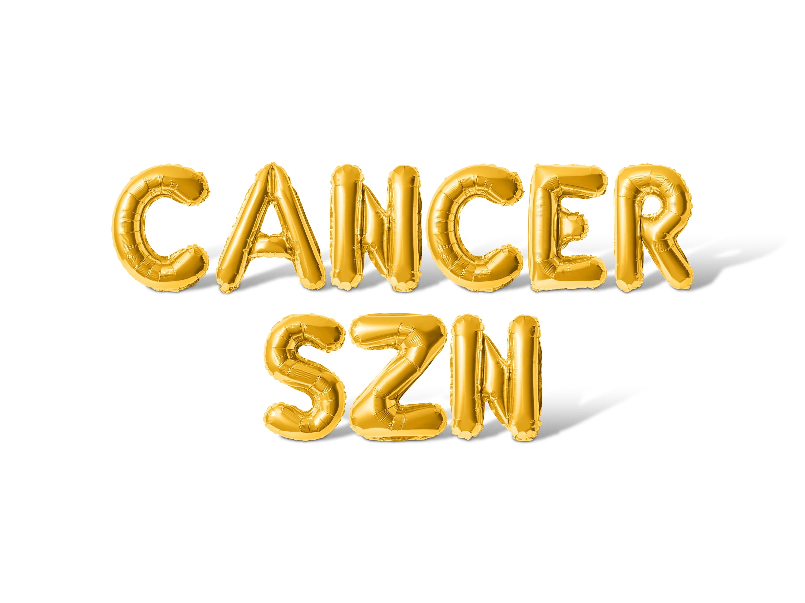 Letter Balloons - CANCER SZN 16" Inch Alphabet Letters Foil Mylar ...